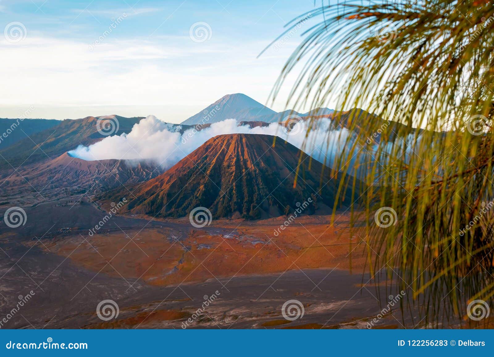Indonesia. Java Island. View of the Bromo Volcano Stock Image - Image ...