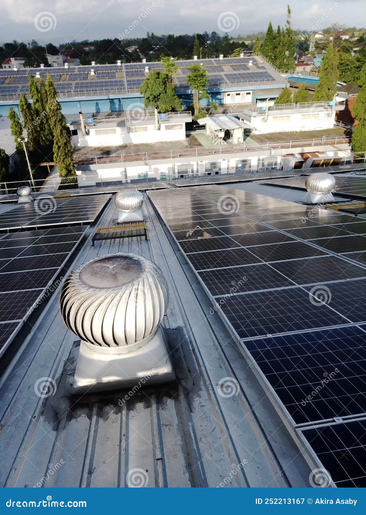 Indonesia Large Industrial Solar Power Plant Stock Image - Image of ...