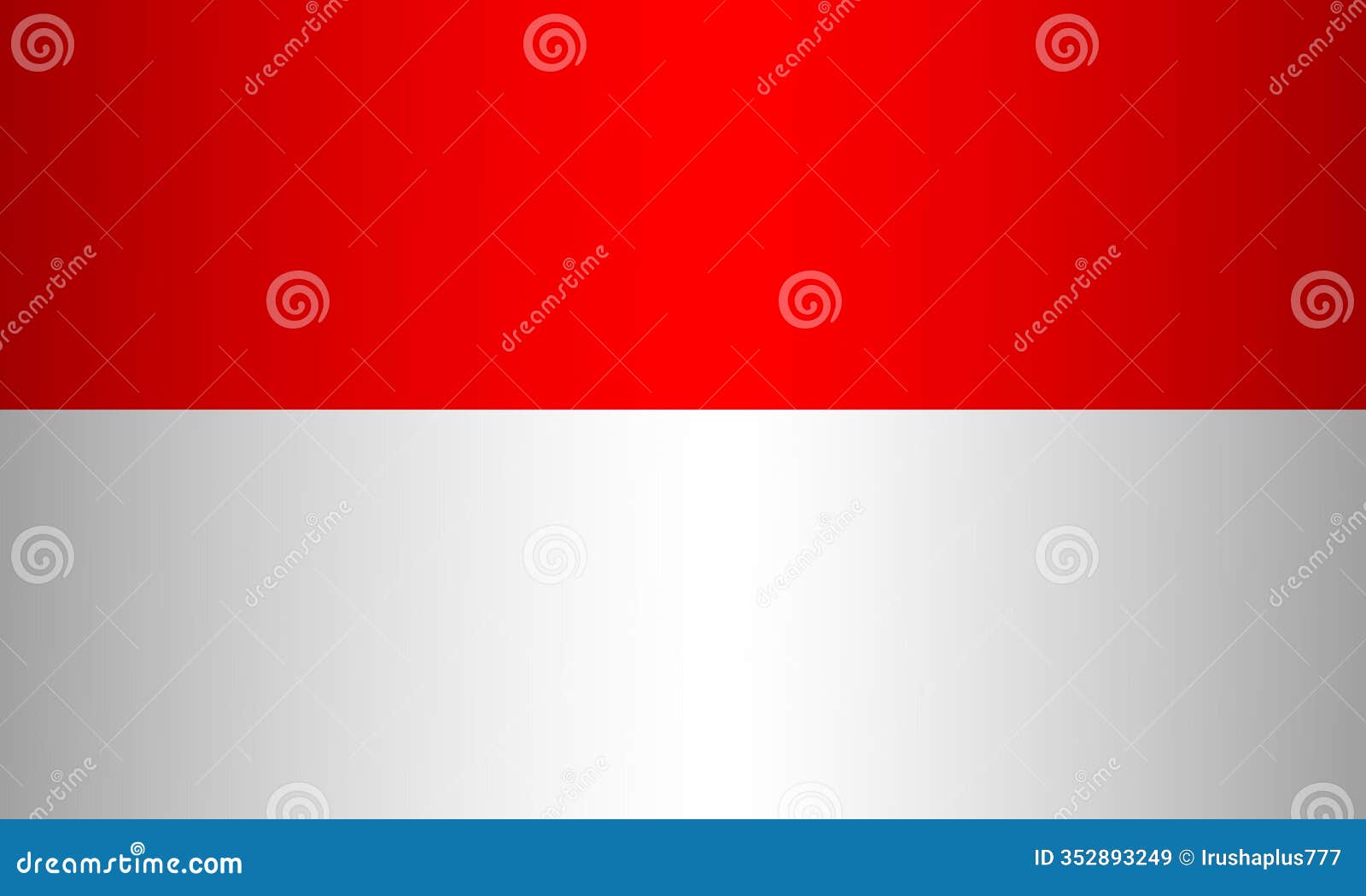 Indonesia National Flag Red and White Stock Illustration - Illustration ...