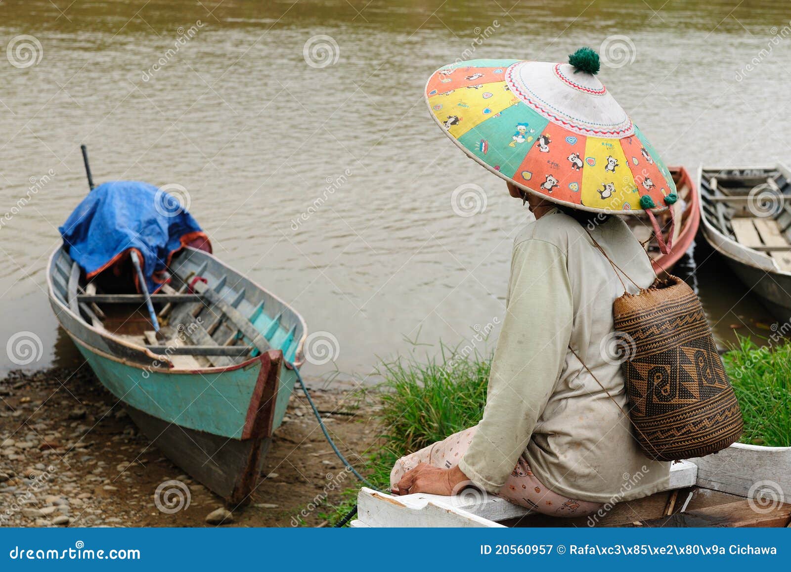 Indonesia - Rural Scene in Borneo Editorial Photography - Image of hill ...