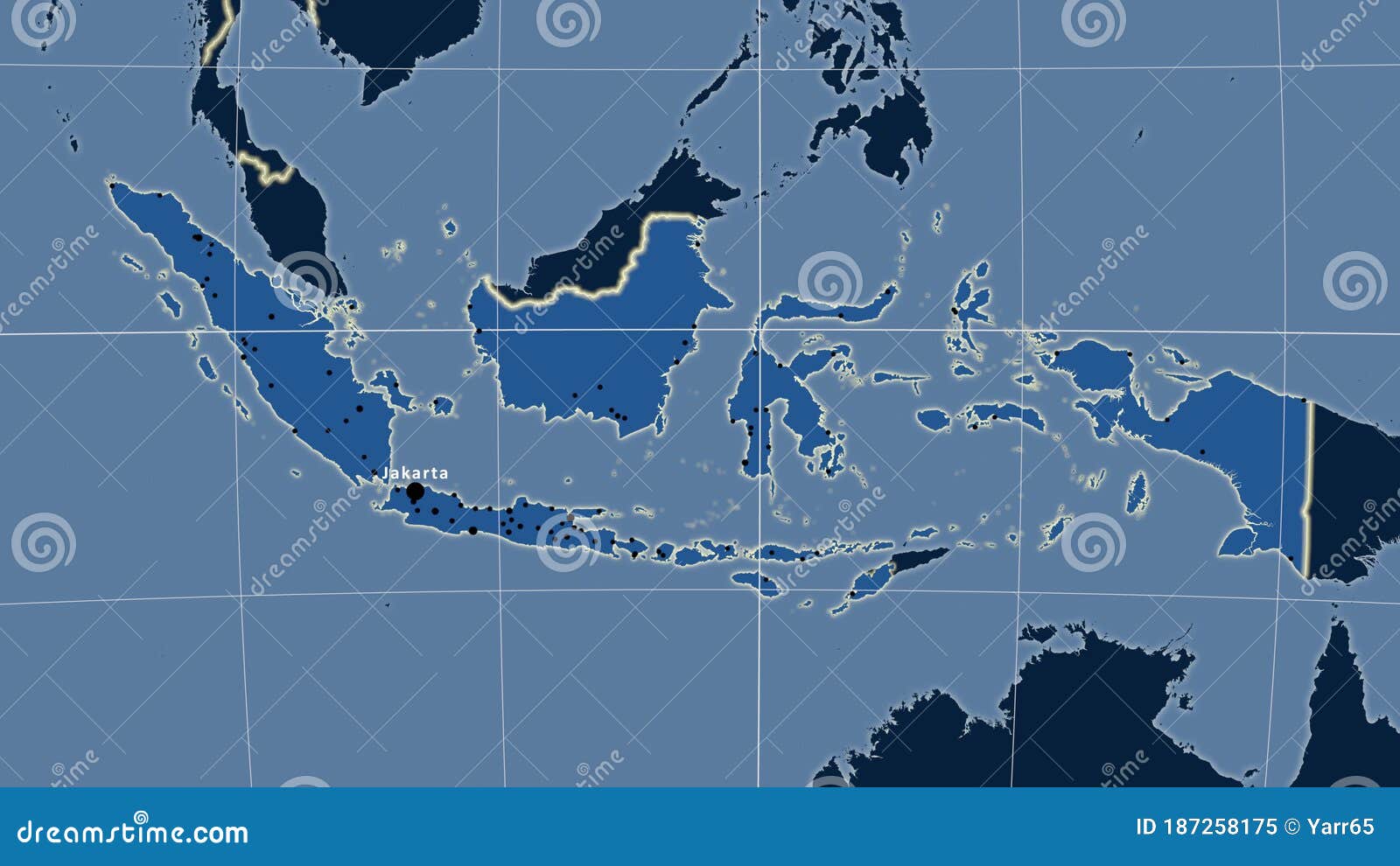 Indonesia - Solid. Composition, Borders Stock Illustration ...