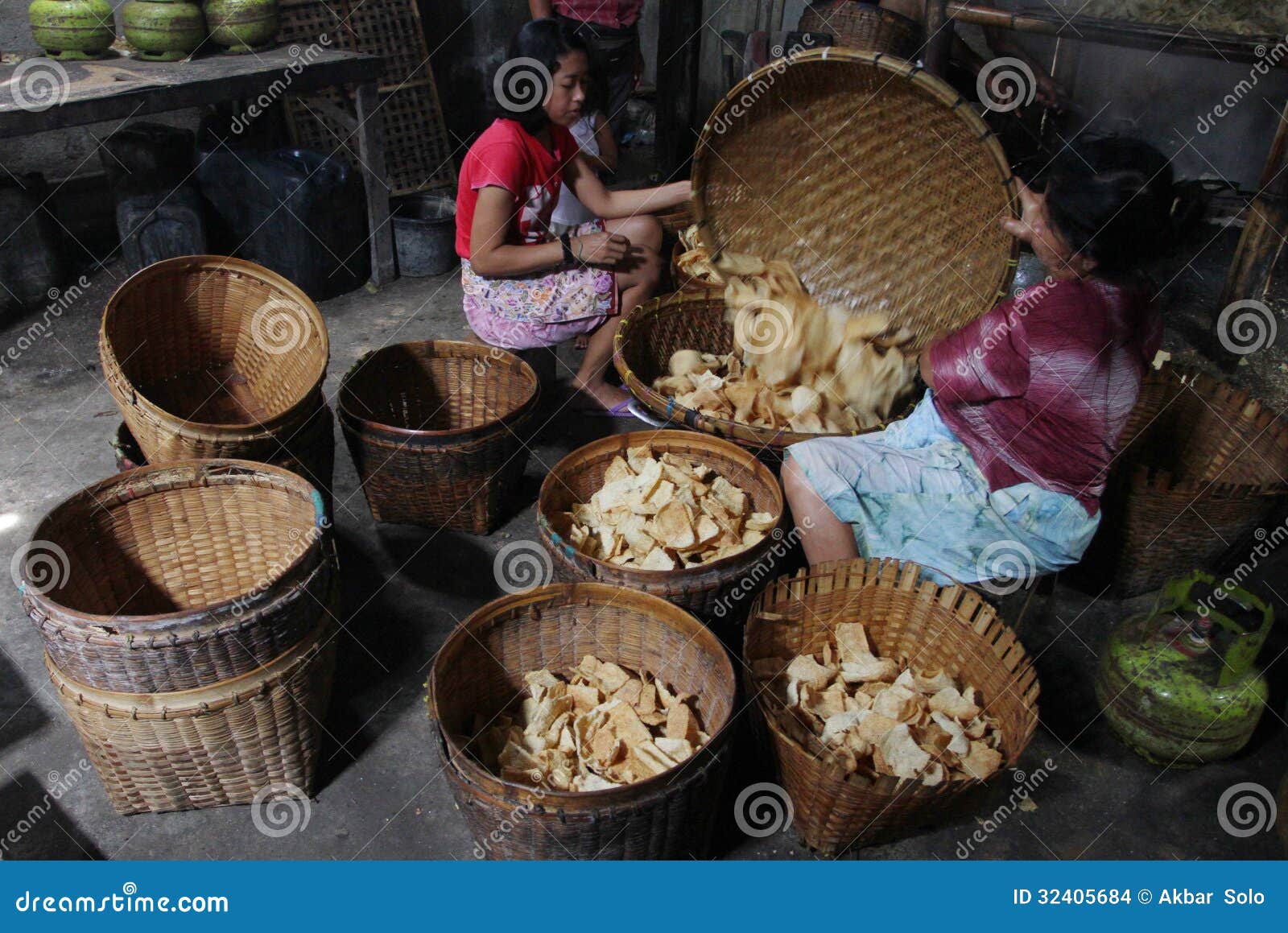 Indonesia Traditional Crackers Karak Editorial Stock Image - Image of ...