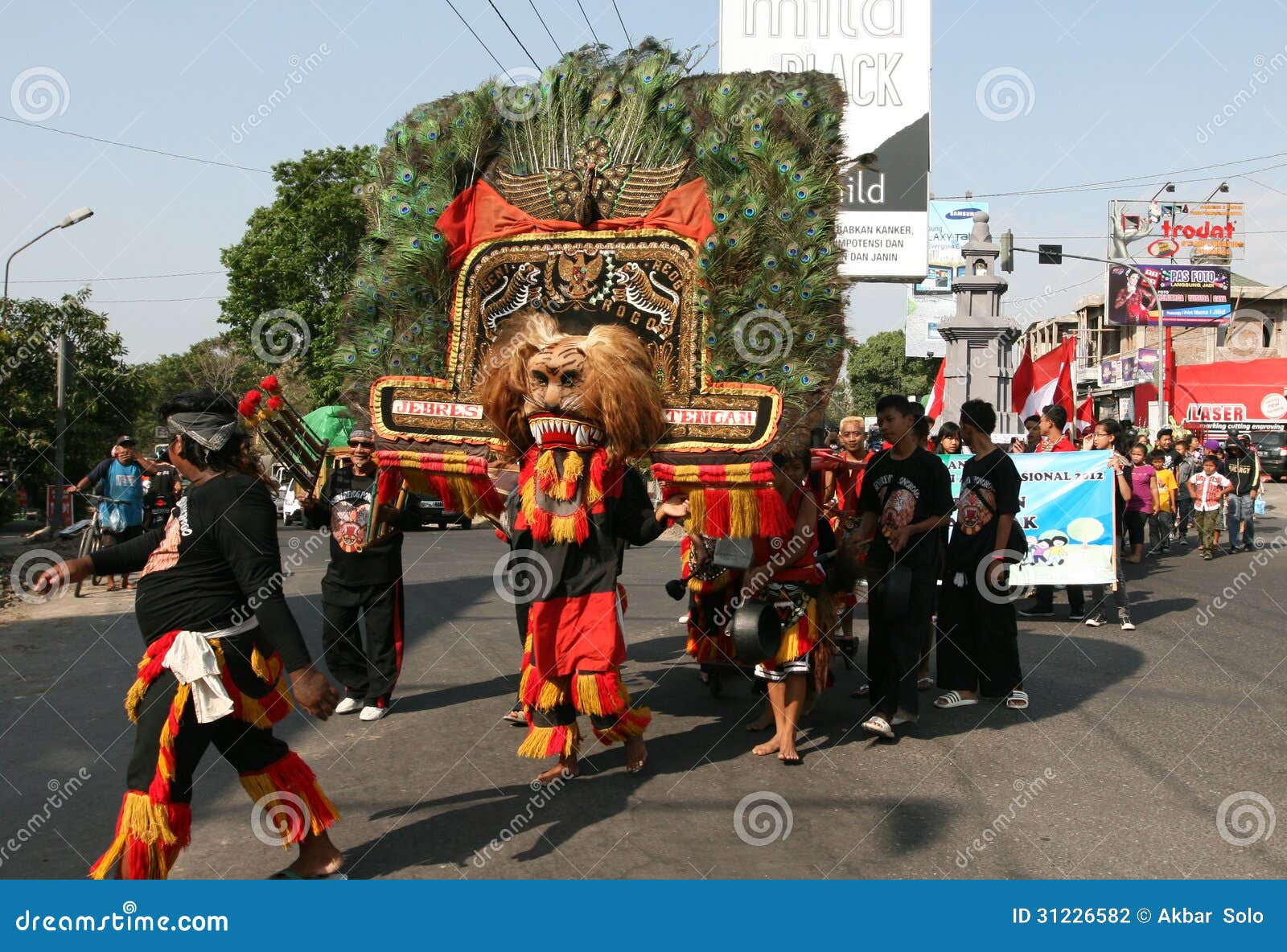 Indonesia traditional reog editorial photography. Image of java - 31226582