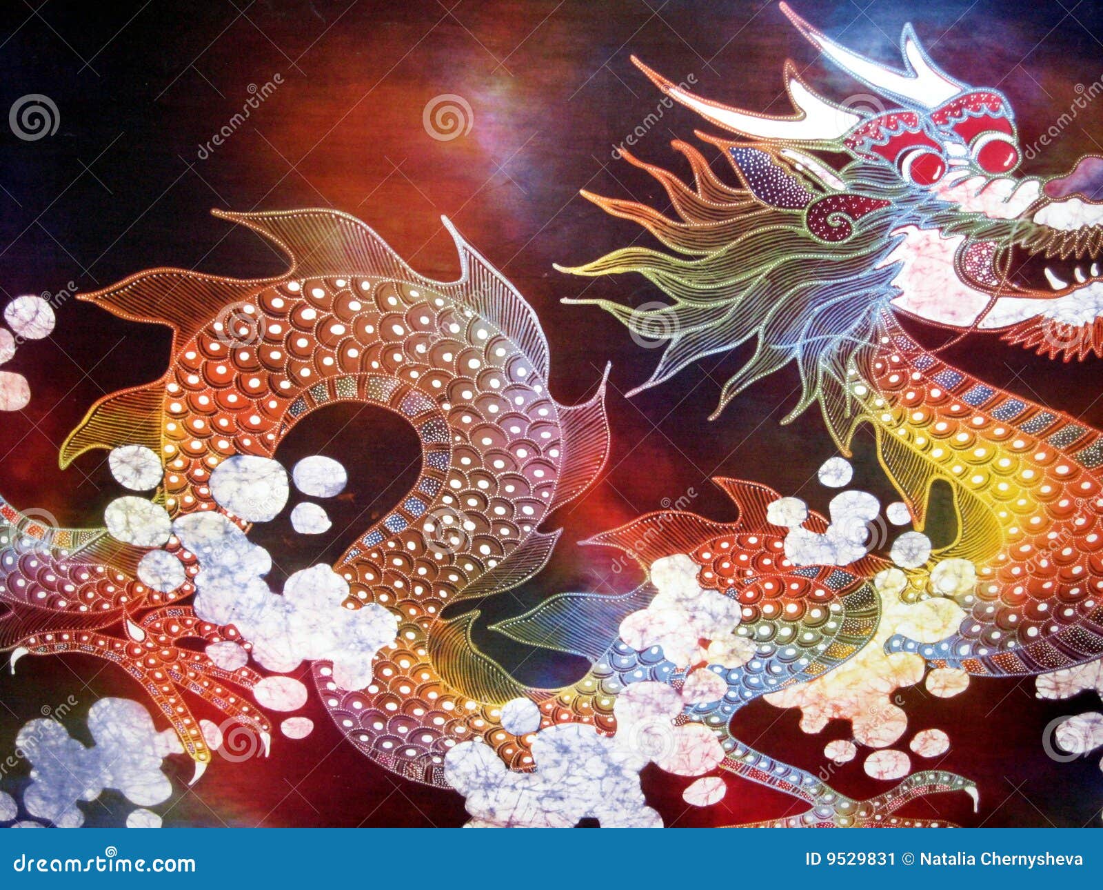 Indonesian Art - Dragon Stock Image | CartoonDealer.com #9529831