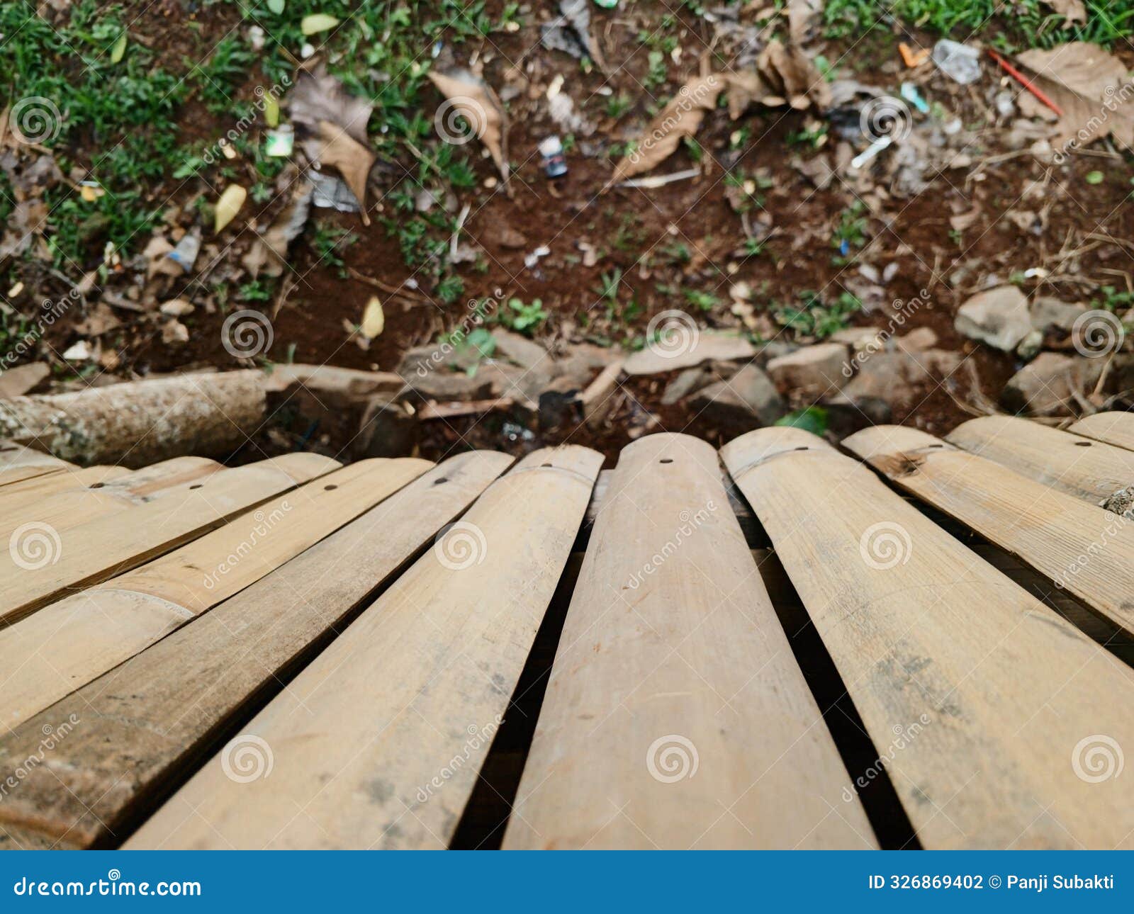 Indonesian Bamboo House Brown Building Stock Photo - Image of building ...