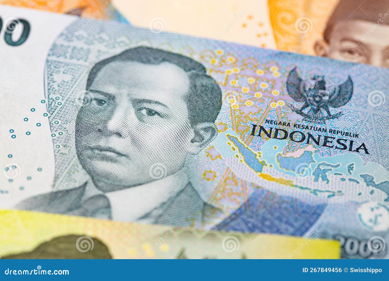 Indonesian banknotes stock photo. Image of money, growth - 267849456