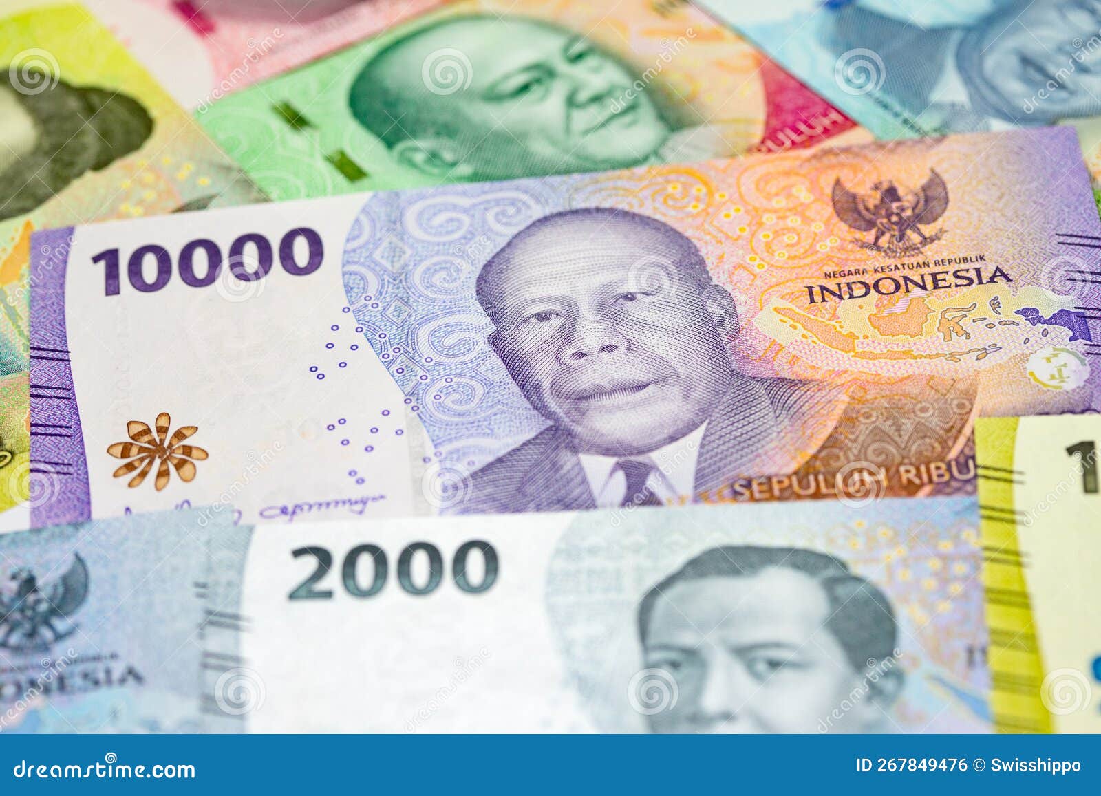 Indonesian banknotes stock photo. Image of indonesia - 267849476