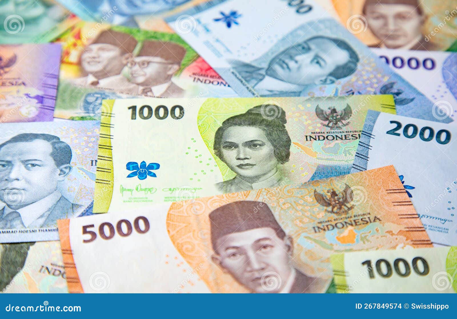 Indonesian banknotes stock photo. Image of indonesia - 267849574