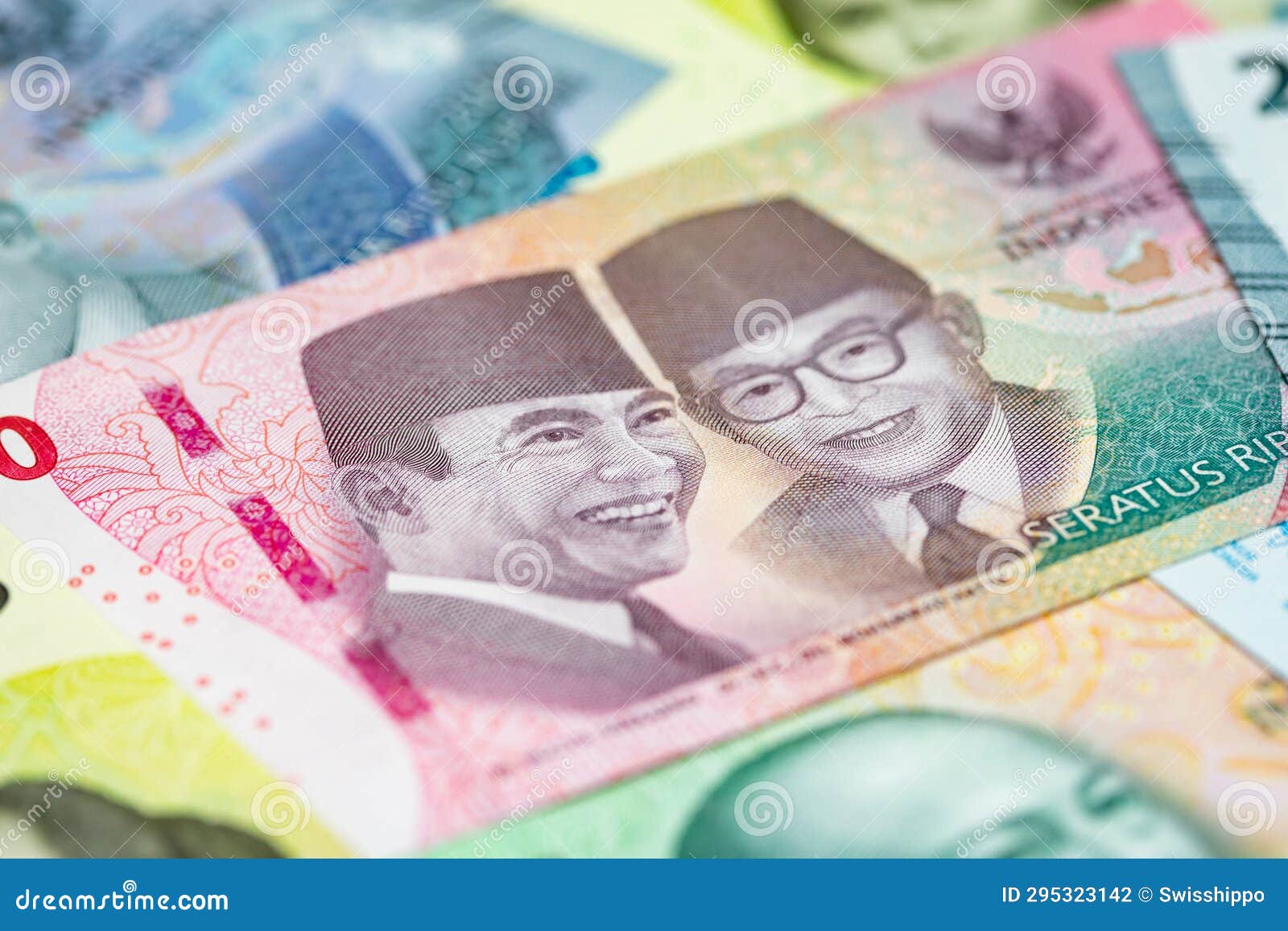 Indonesian banknotes stock photo. Image of denomination - 295323142