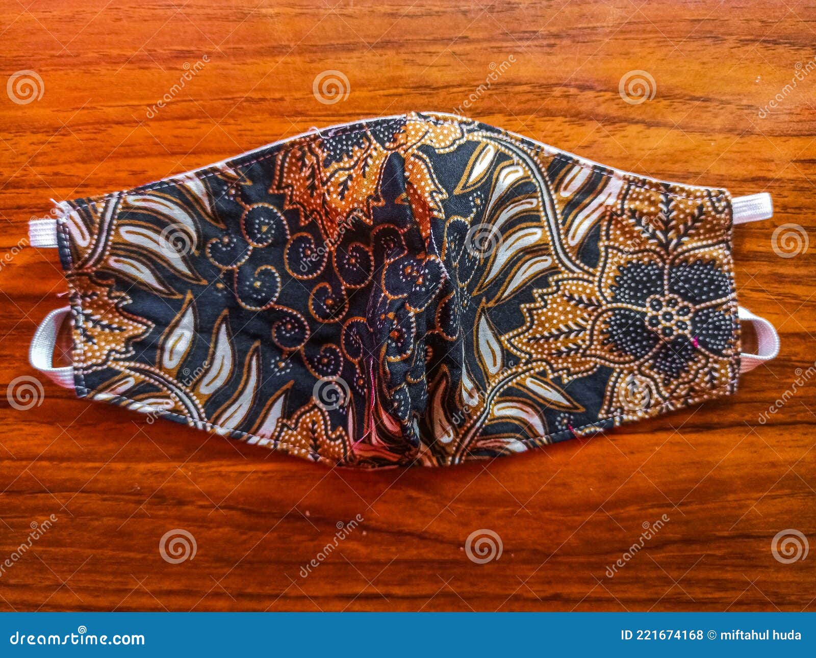 Indonesian Batik Design Mask. Stock Photo - Image of tapestry, design ...