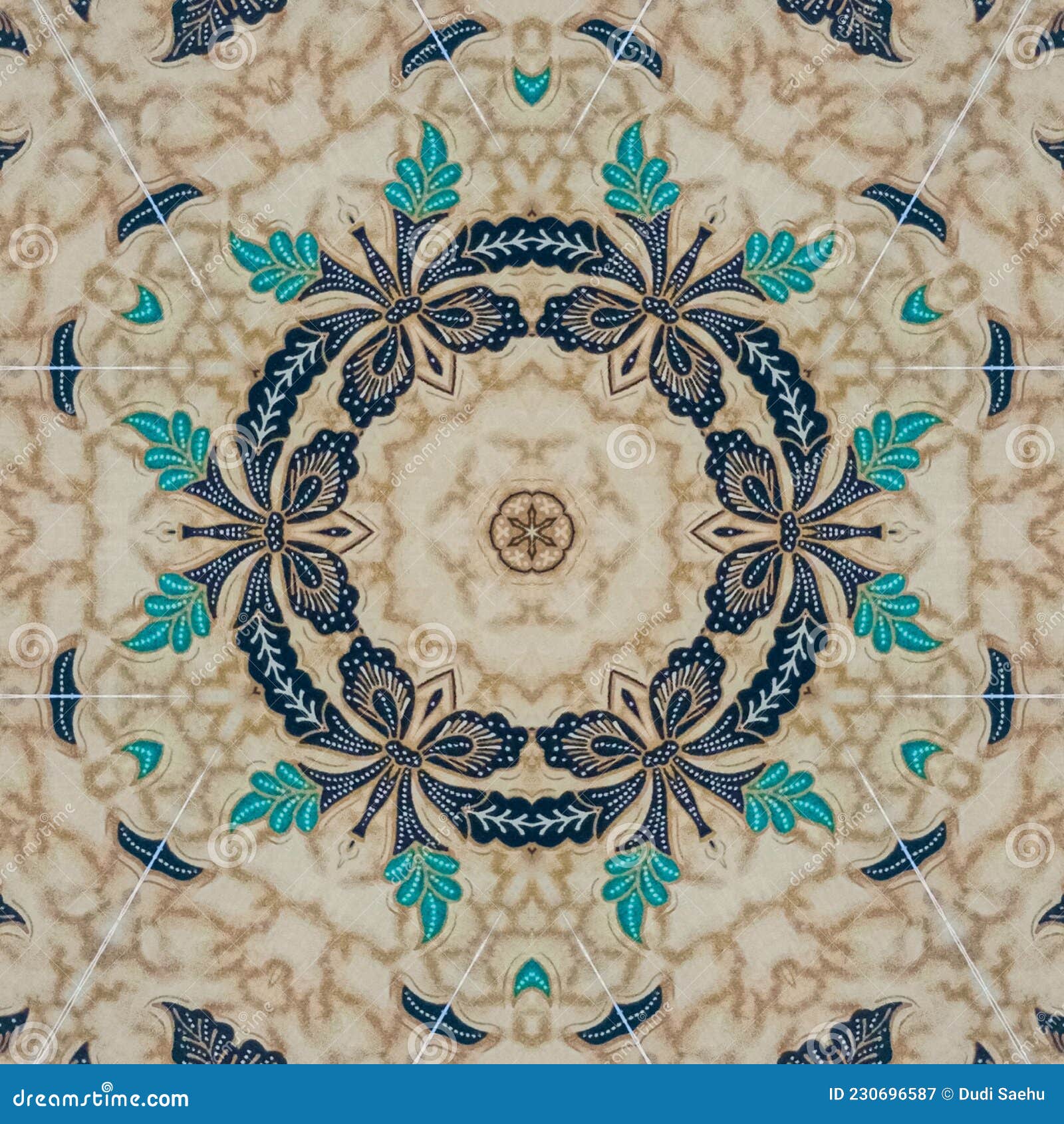 Indonesian Batik Geometric Abstract Pattern, Batik Pattern. Stock ...