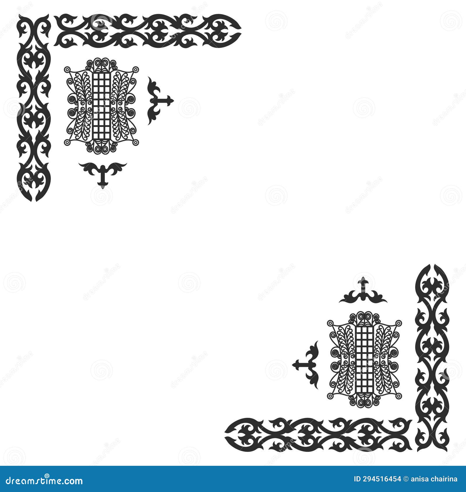 Indonesian Batik Heritage Element Vector Design Stock Vector ...