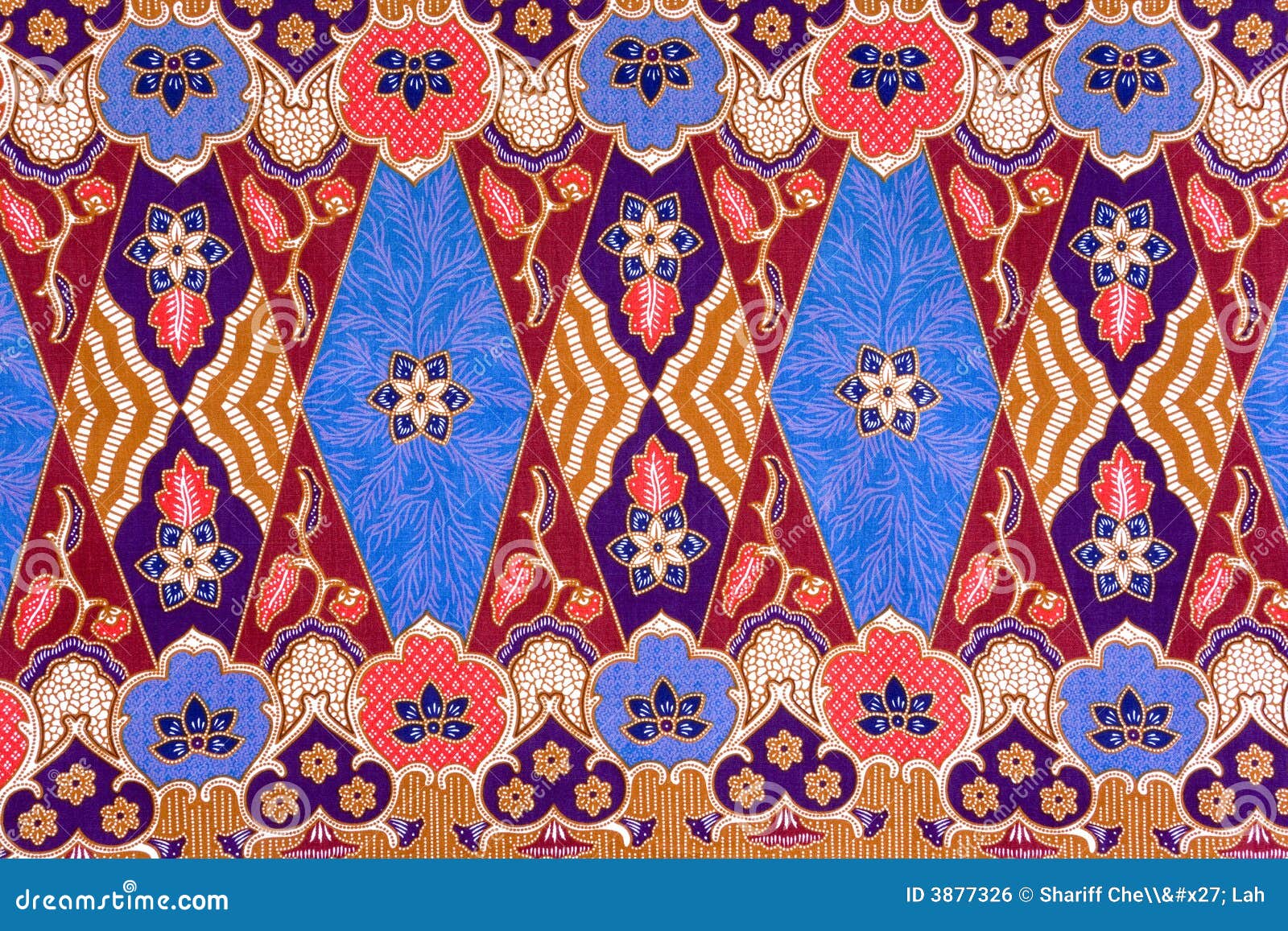 Indonesian Batik Pattern stock photo. Image of folk, continuous - 3877326