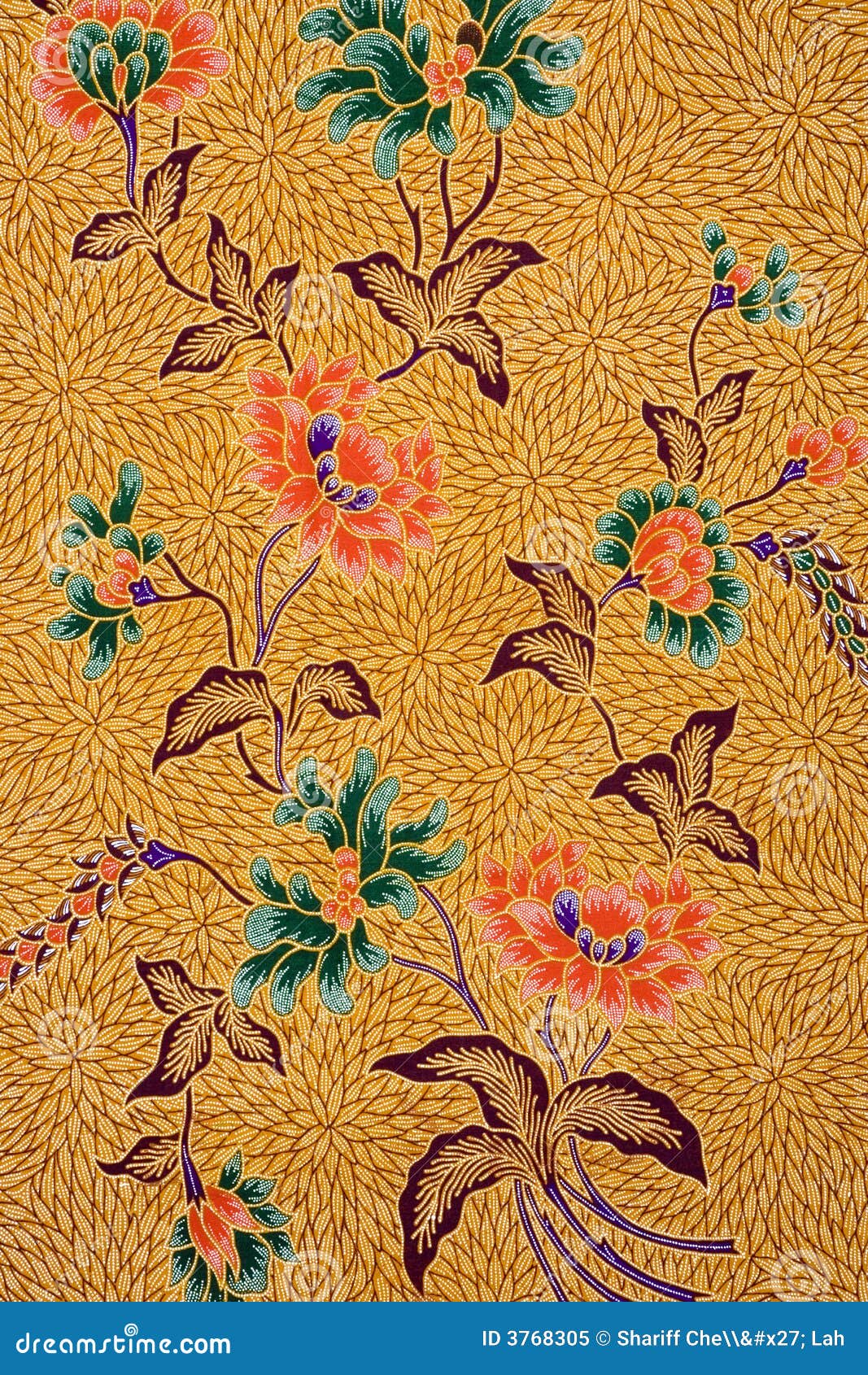 Indonesian Batik Sarong stock illustration. Illustration of clothing ...