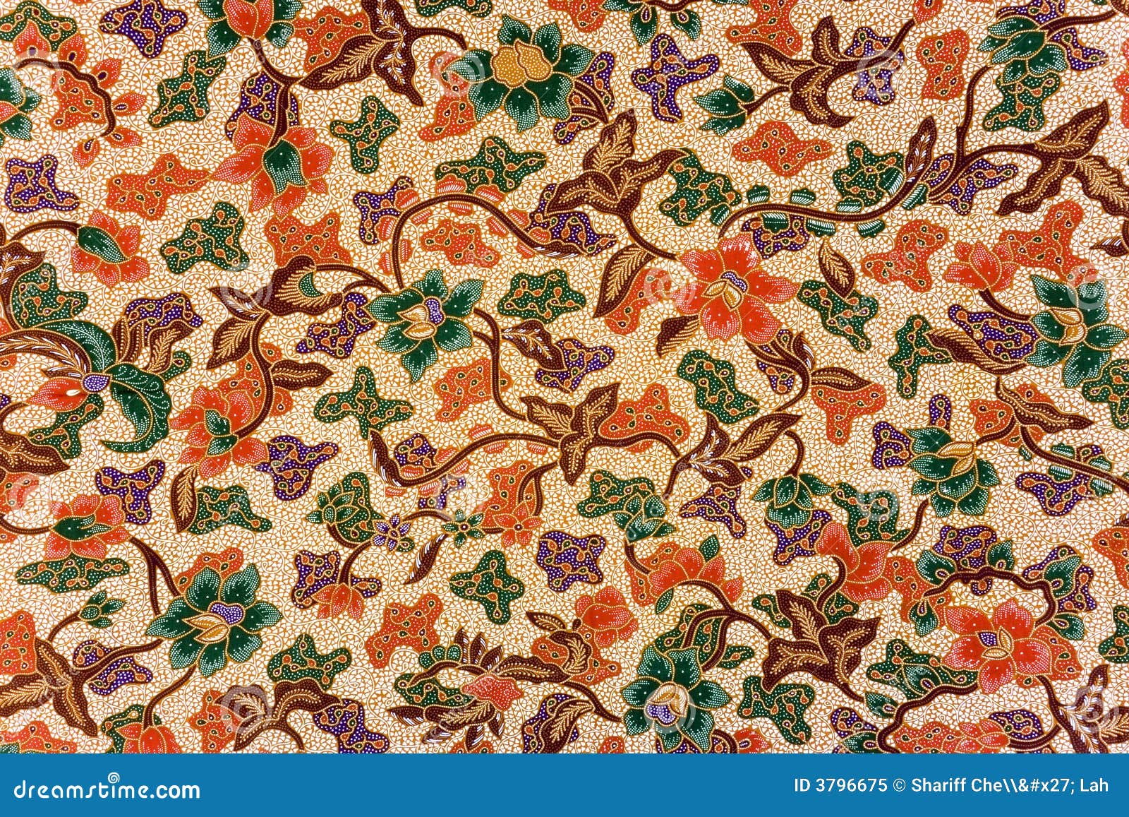 Indonesian Batik Sarong stock image. Image of textile - 3796675