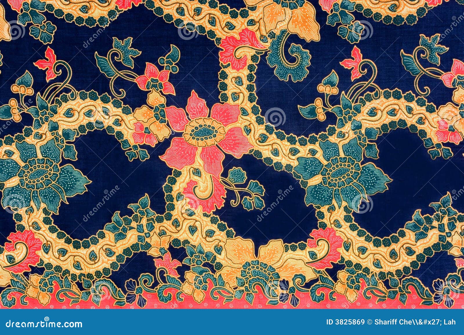 Indonesian Batik Sarong stock image. Image of pattern - 3825869