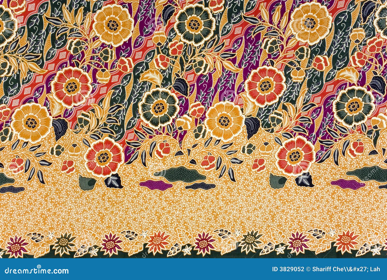 Indonesian Batik Sarong stock photo. Image of sarong, material - 3829052