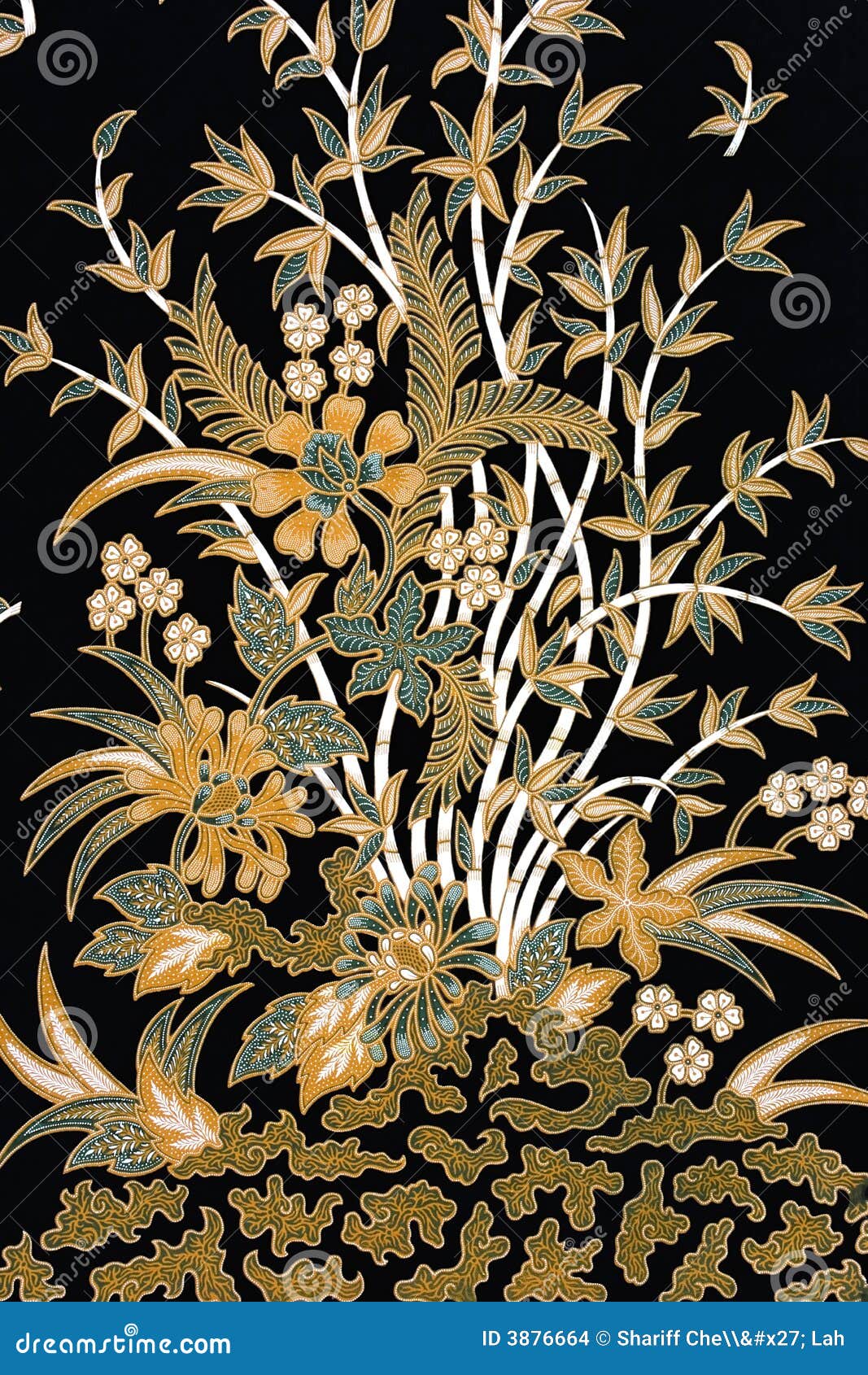 Indonesian Batik Sarong stock photo. Image of cloth, batik - 3876664