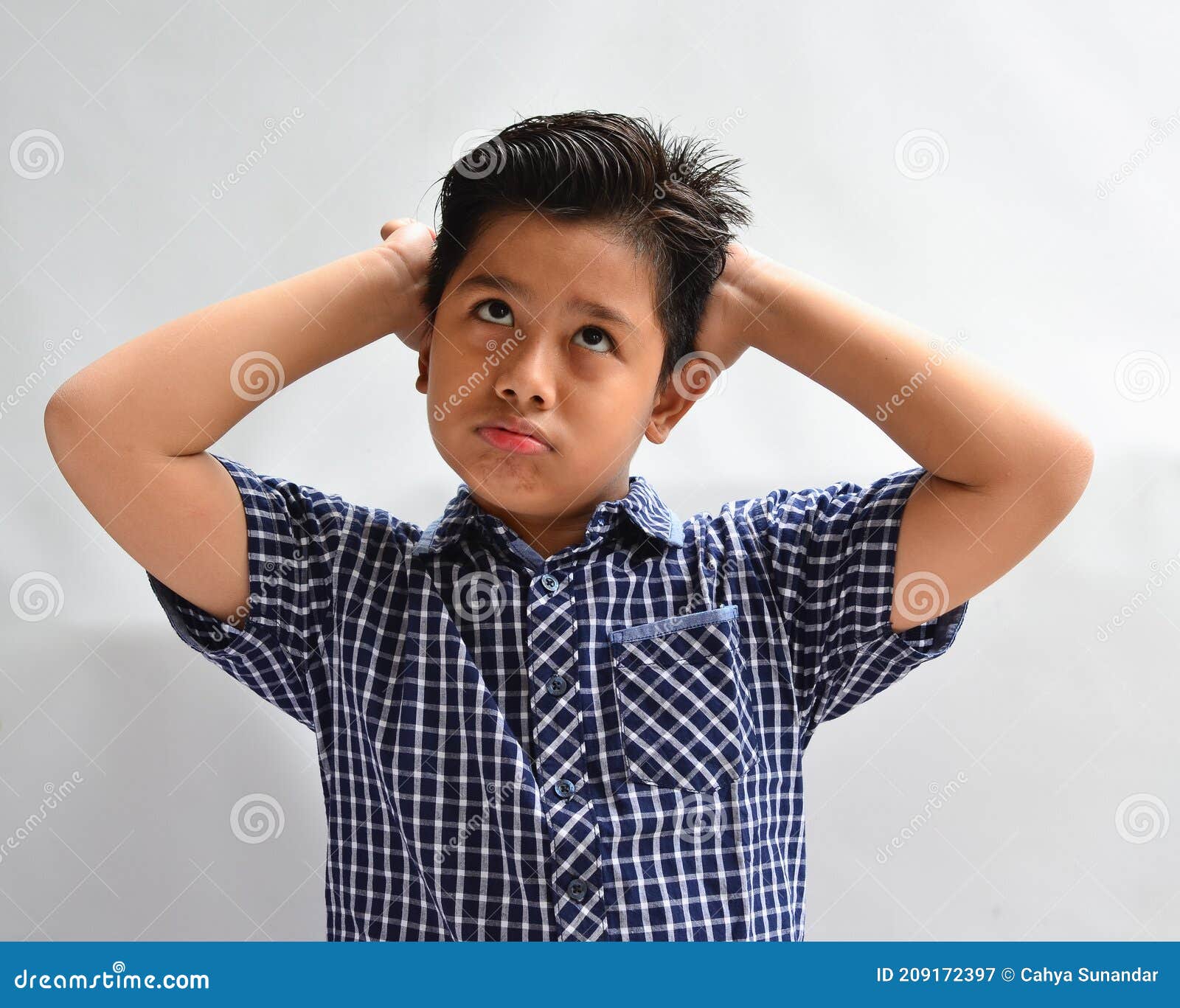 Indonesian Boy with Boring Expression Stock Image - Image of spring ...
