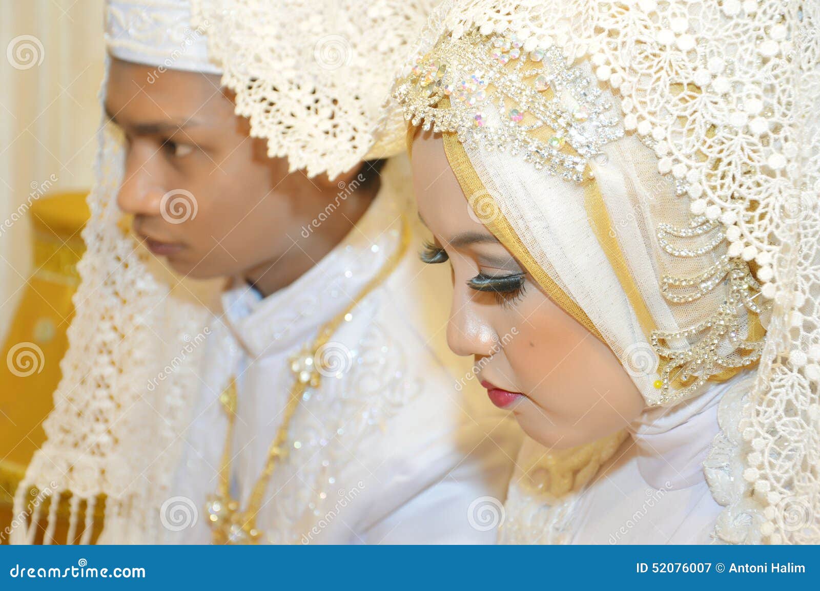 Indonesian bridal couples stock image. Image of heritage - 52076007