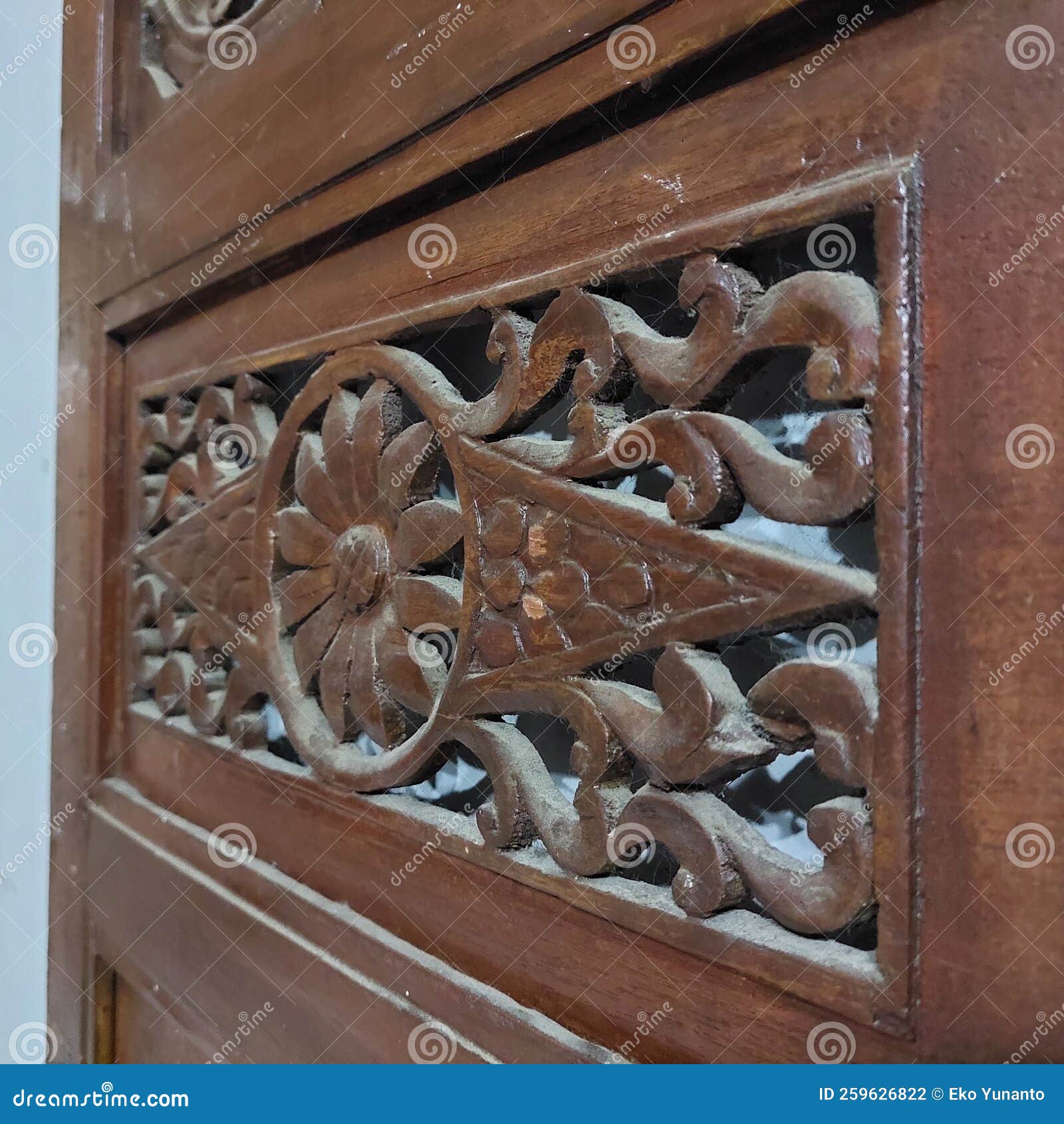 Indonesian Central Java Ethnic Wood Carving Which is Commonly Used for ...