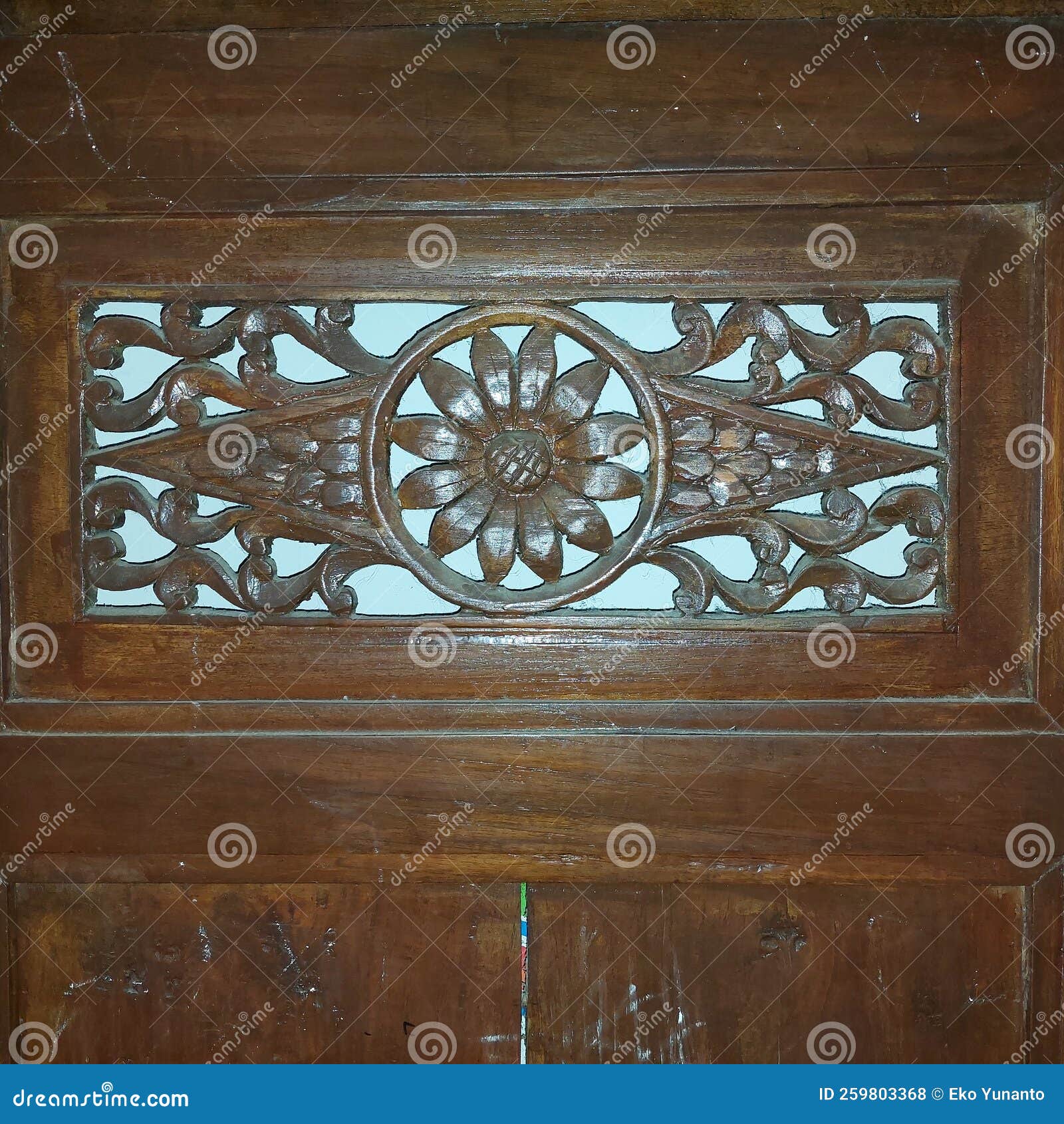 Indonesian Central Java Ethnic Wood Carving Which is Commonly Used for ...