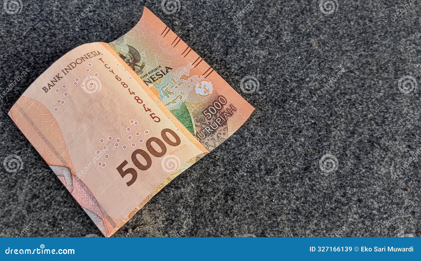 Indonesian Currency in 5000 Rupiah Stock Image - Image of credit ...