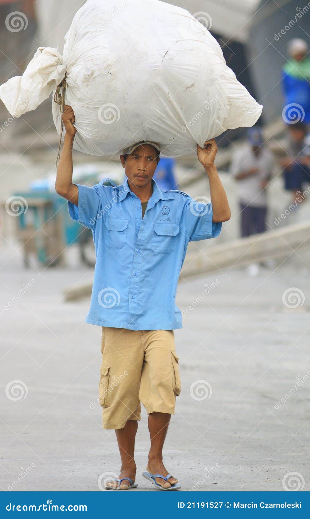 Indonesian Docker In Sunda Kelapa Port Jakarta Editorial Photography