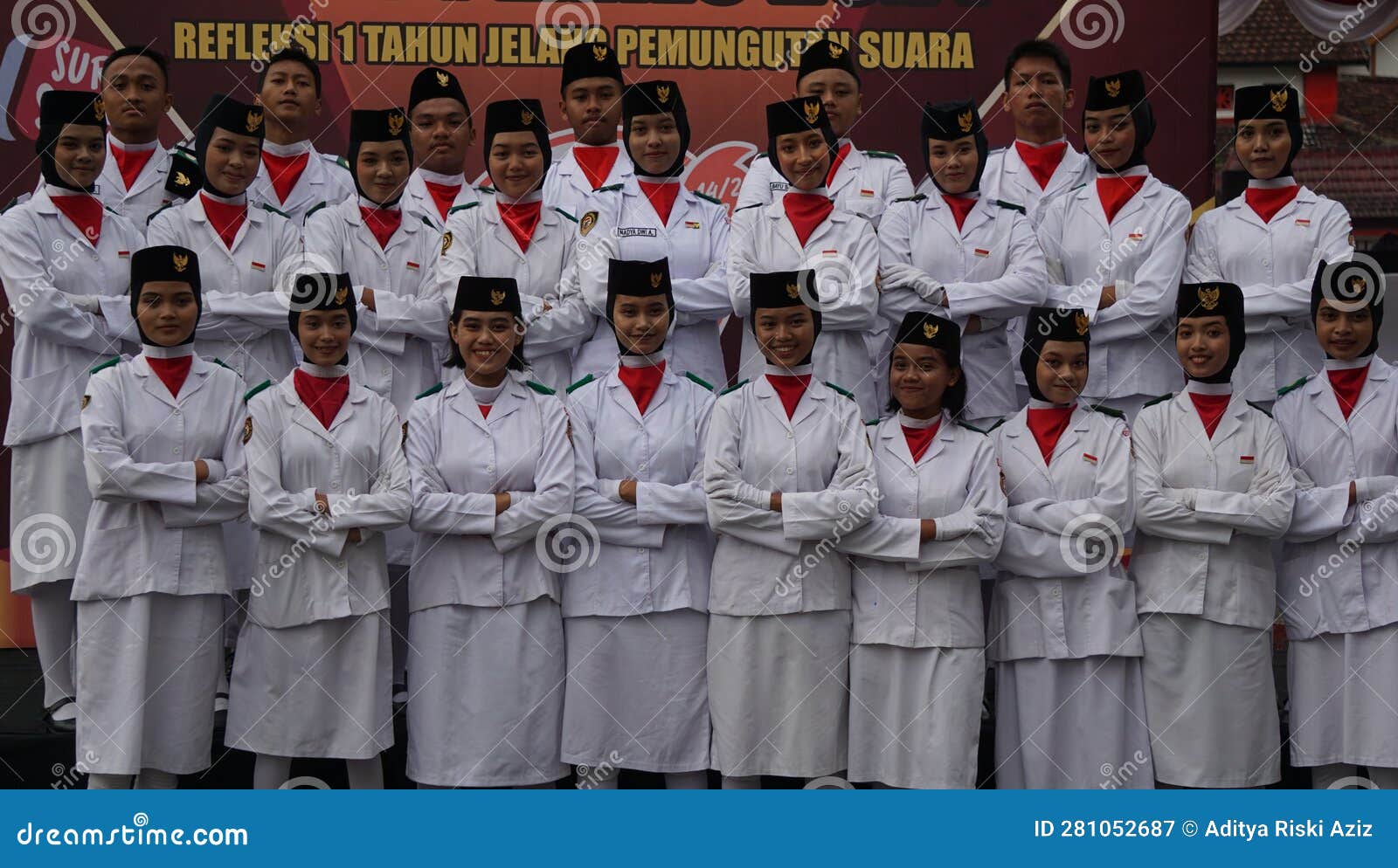 Indonesian Flag Raiser on (National Carnival) Editorial Photography ...