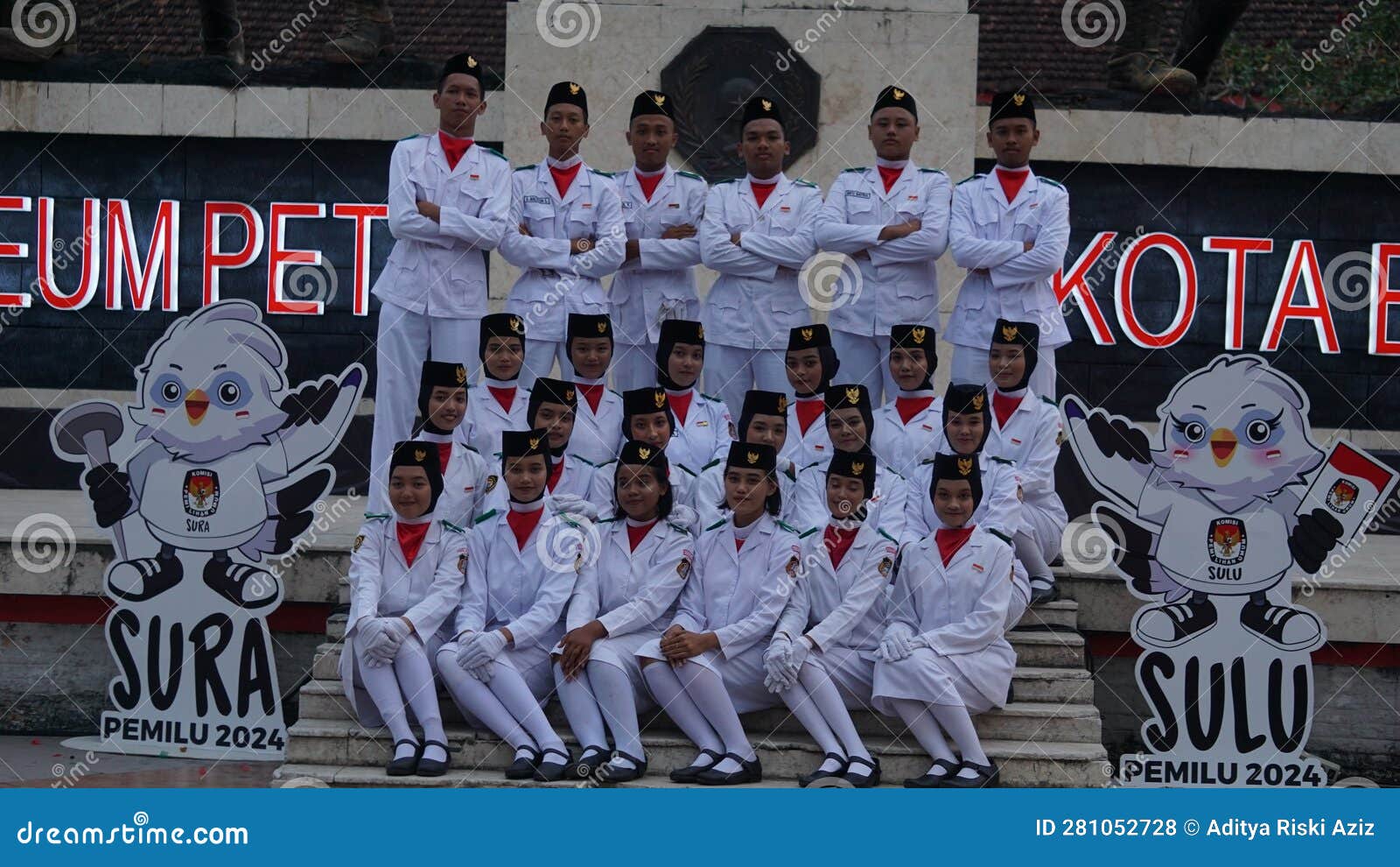 Indonesian Flag Raiser on (National Carnival) Editorial Stock Photo ...