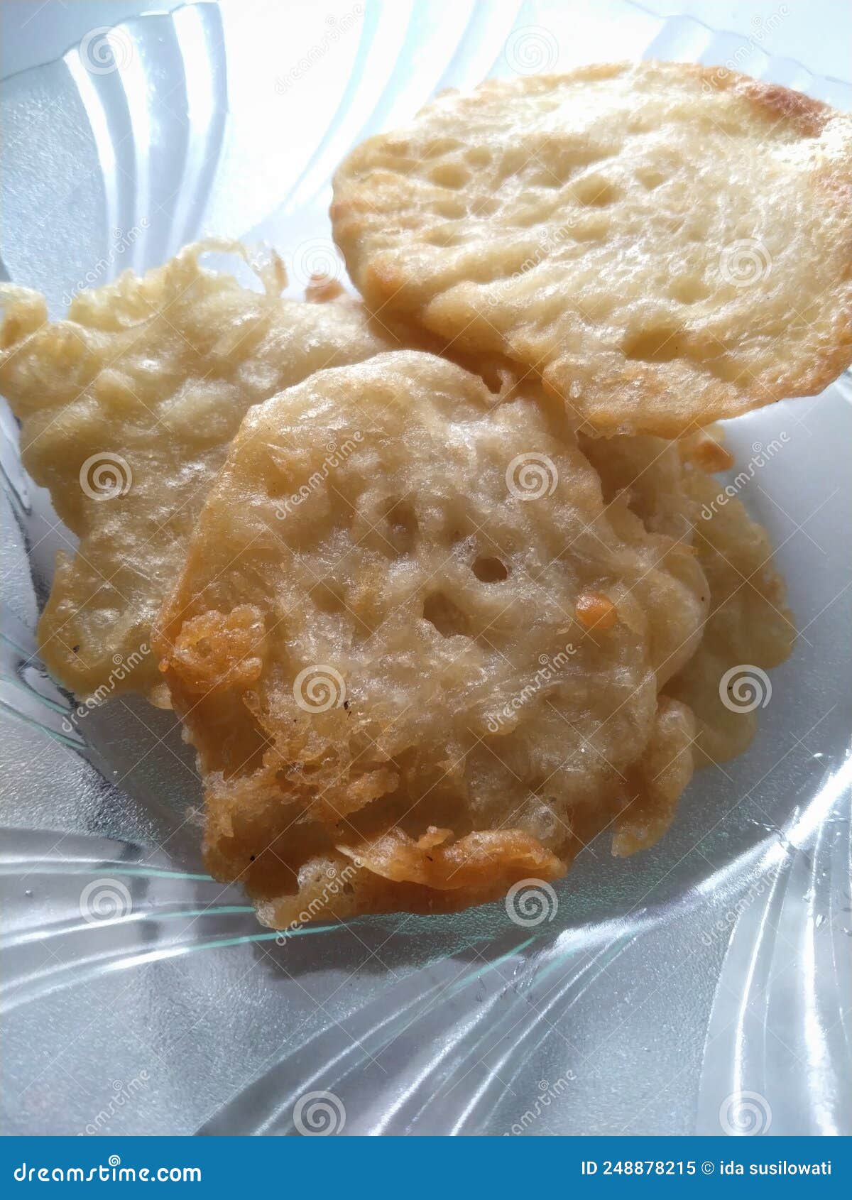 Indonesian Food or Typical Indonesian Fried Flour Stock Image - Image ...