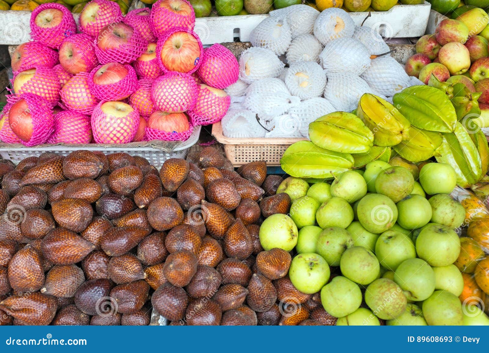 Indonesian fruits stock image. Image of apple, healthy - 89608693