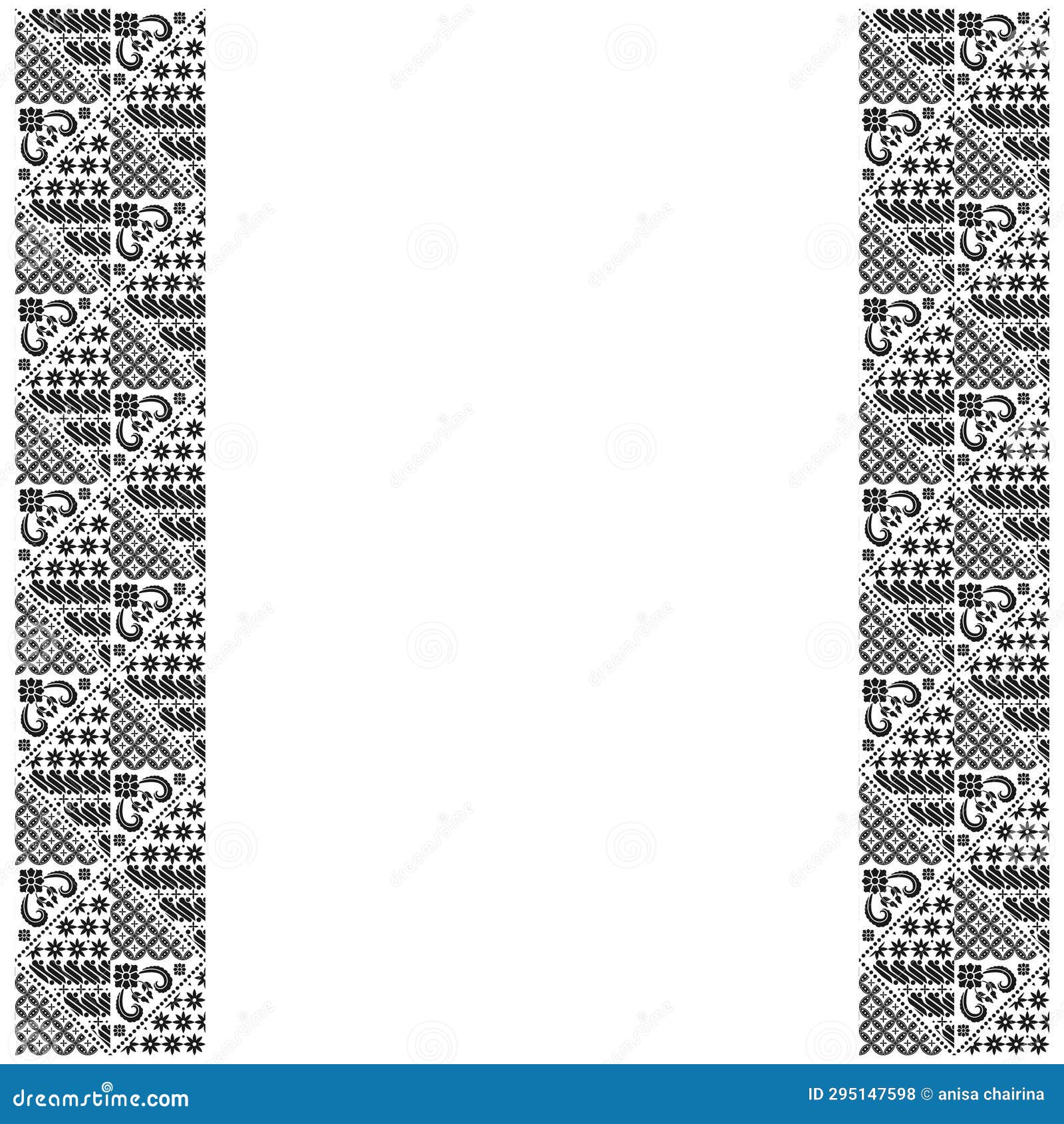 Indonesian Java Batik Heritage Element Vector Design Stock Illustration ...