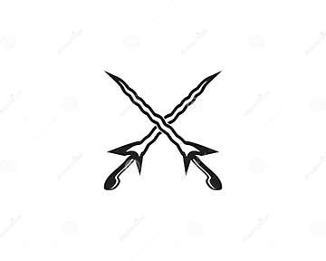 Indonesian Java Kris Symbol Vector Illustration Stock Illustration ...