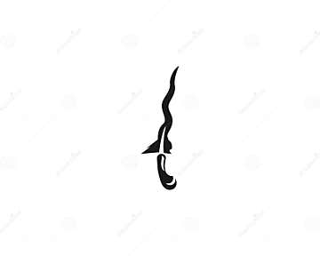 Indonesian Java Kris Symbol Vector Illustration Stock Illustration ...