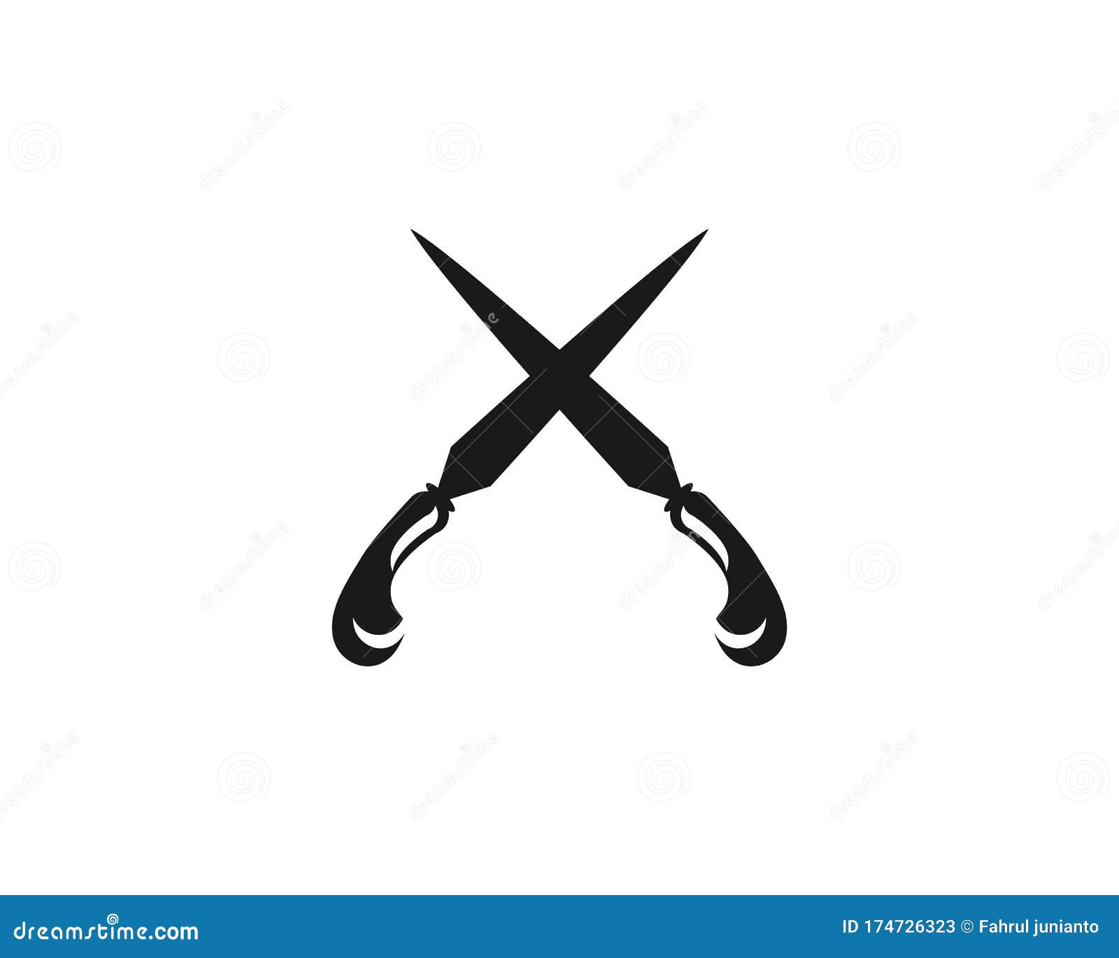 Indonesian Java Kris Symbol Vector Illustration Stock Illustration ...