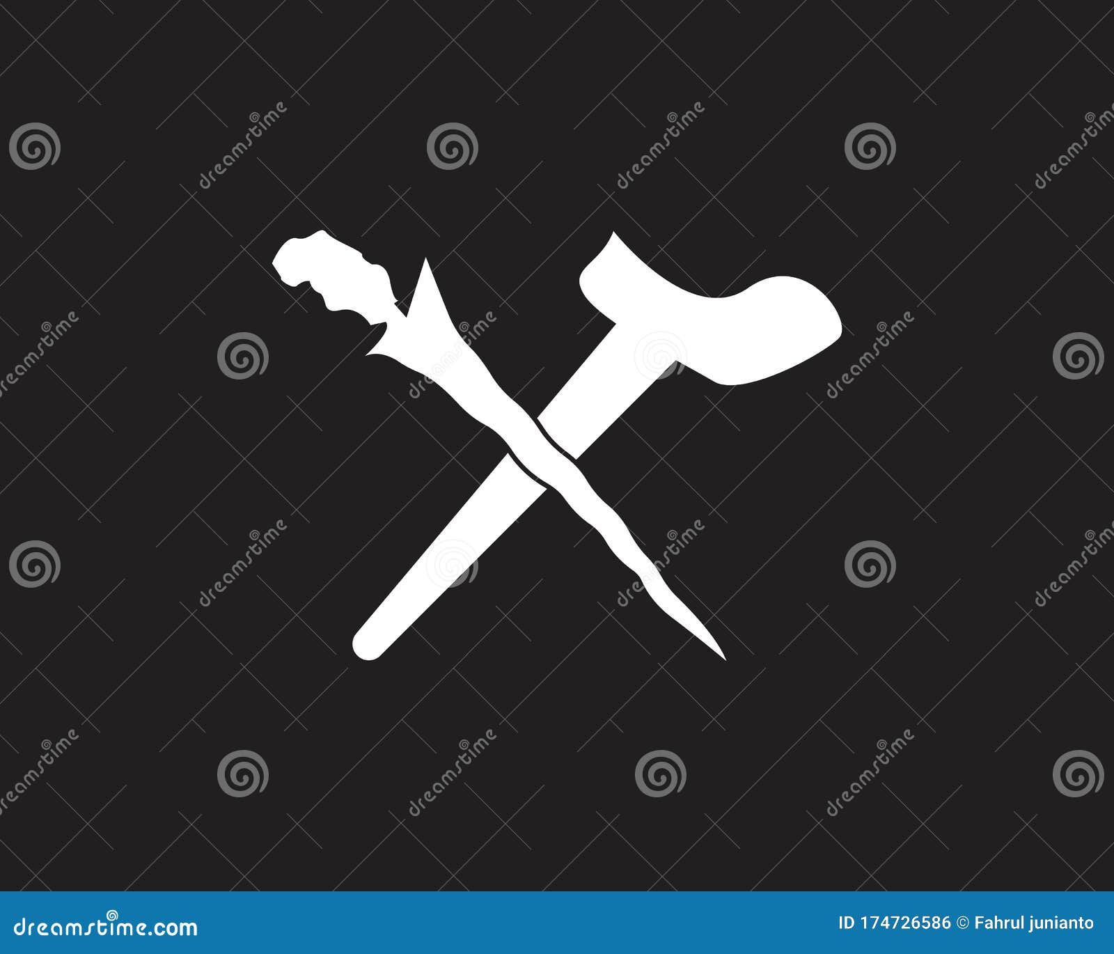 Indonesian Java Kris Symbol Vector Illustration Stock Illustration ...