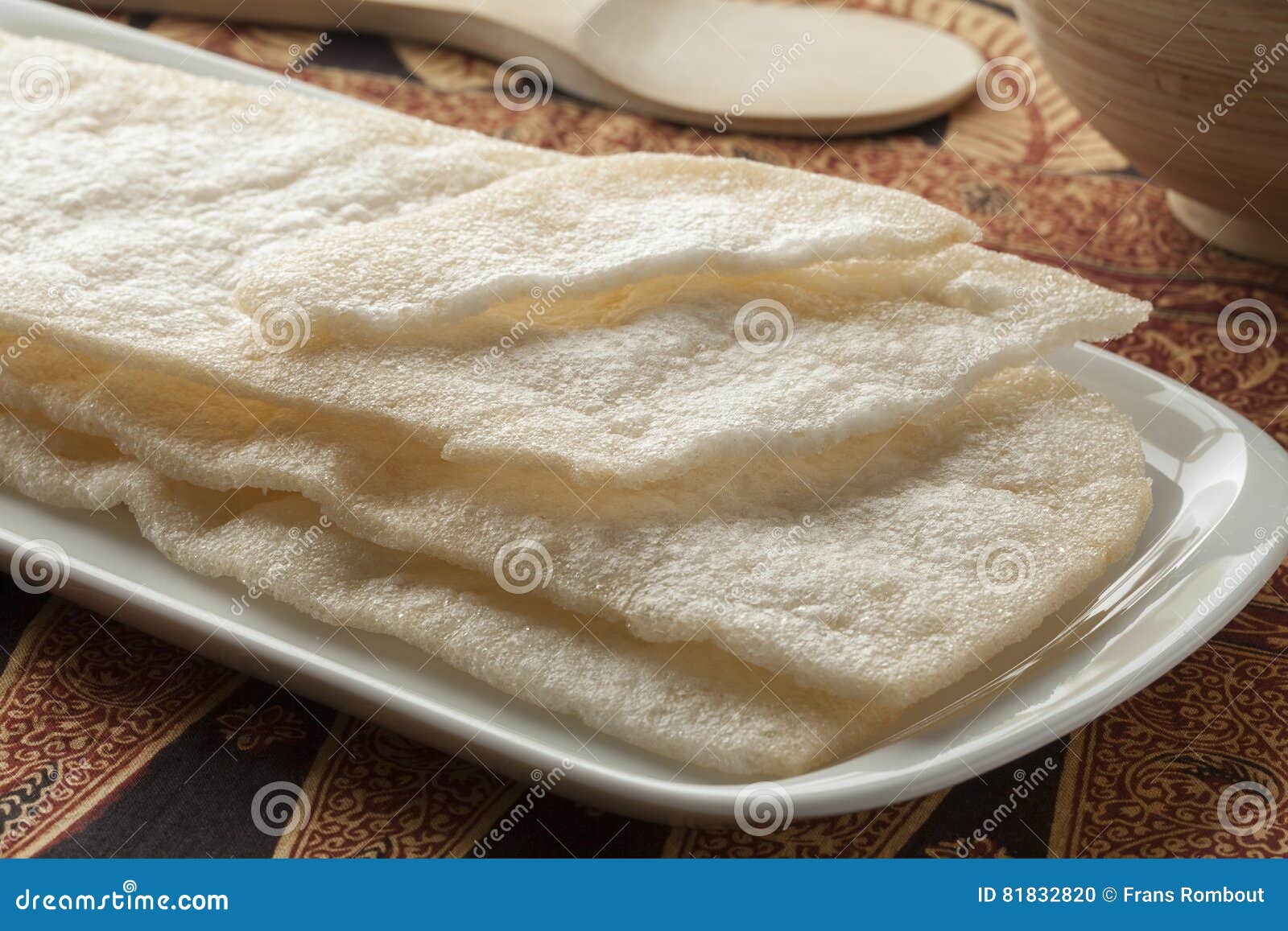 Indonesian Krupuk Udang, Prawn Cracker Stock Photo - Image of krupuk ...