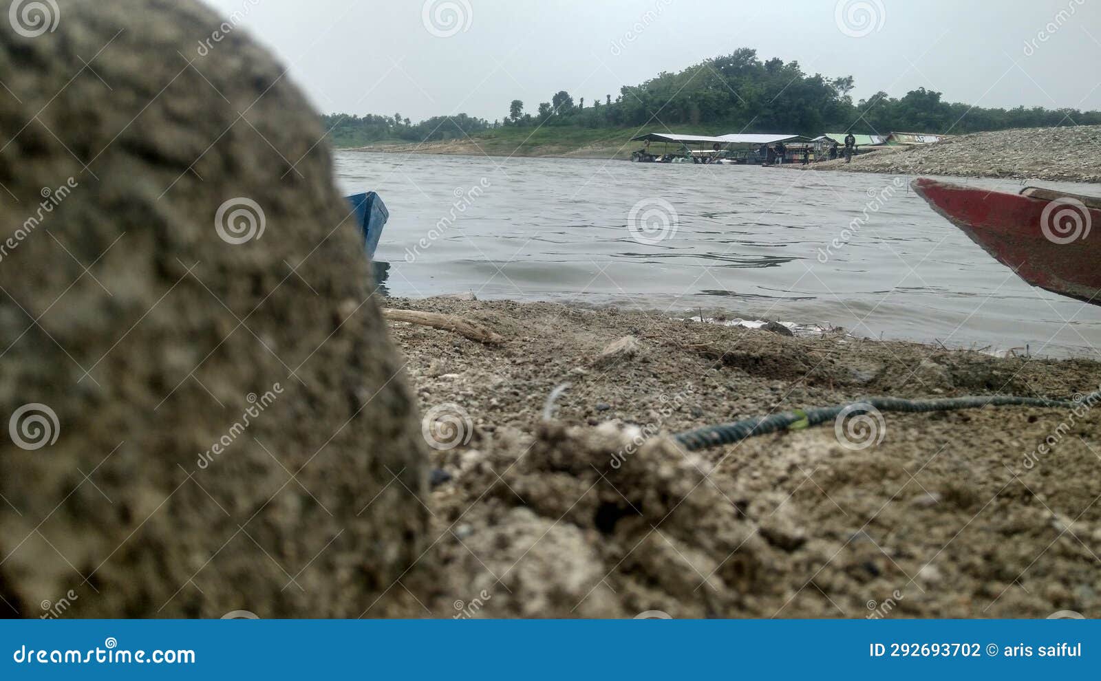 A Indonesian Lake View Form Big Rock Stock Photo - Image of indonesian ...