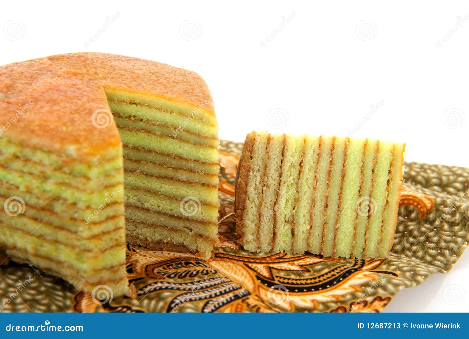 Indonesian layer cake stock image. Image of culture, white - 12687213