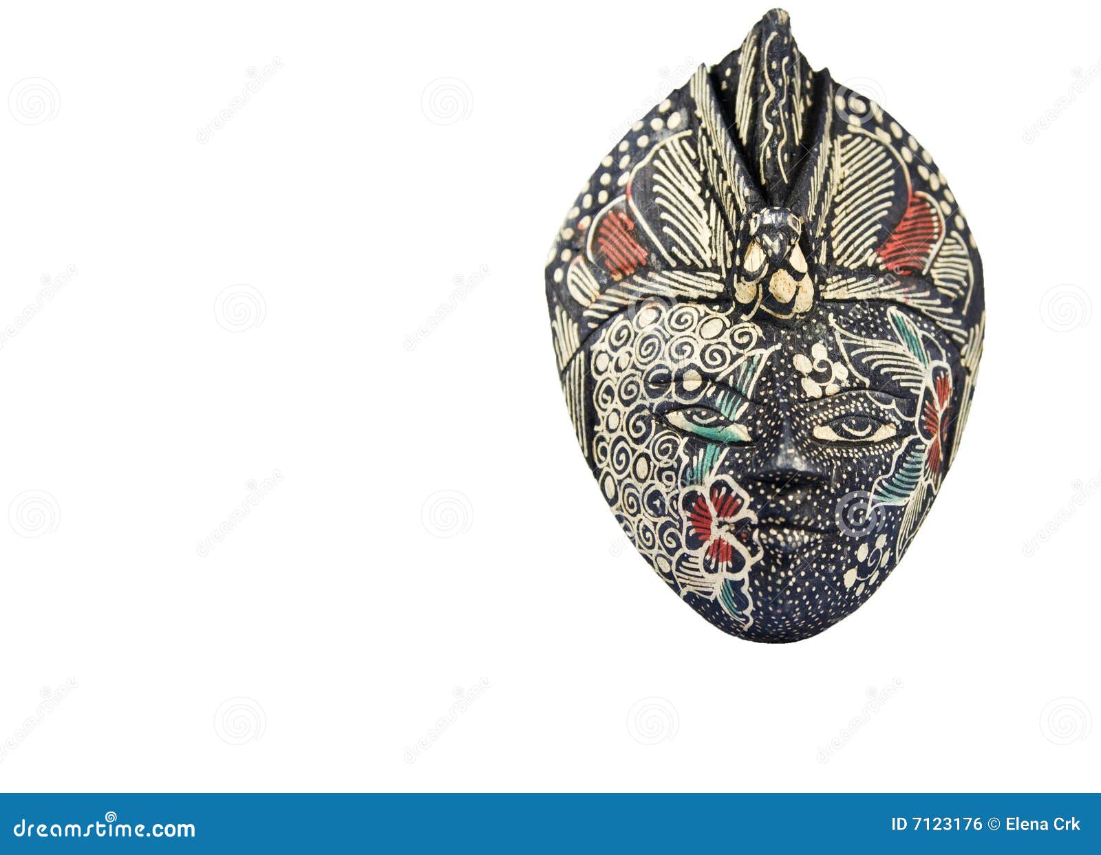 Indonesian Mask stock photo. Image of balinese, brown - 7123176