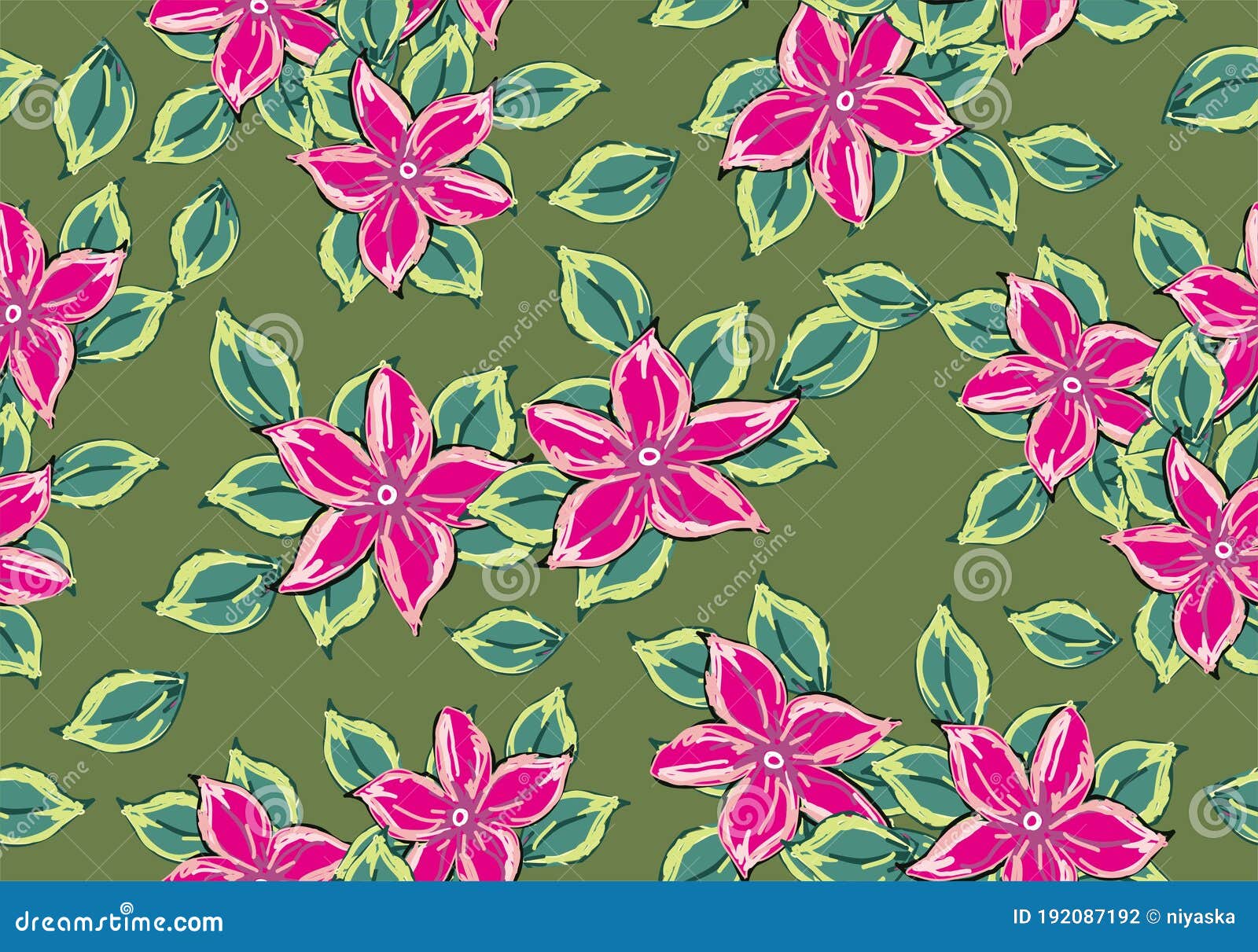 Indonesian Modern Batik Pattern Vector Illustration | CartoonDealer.com ...