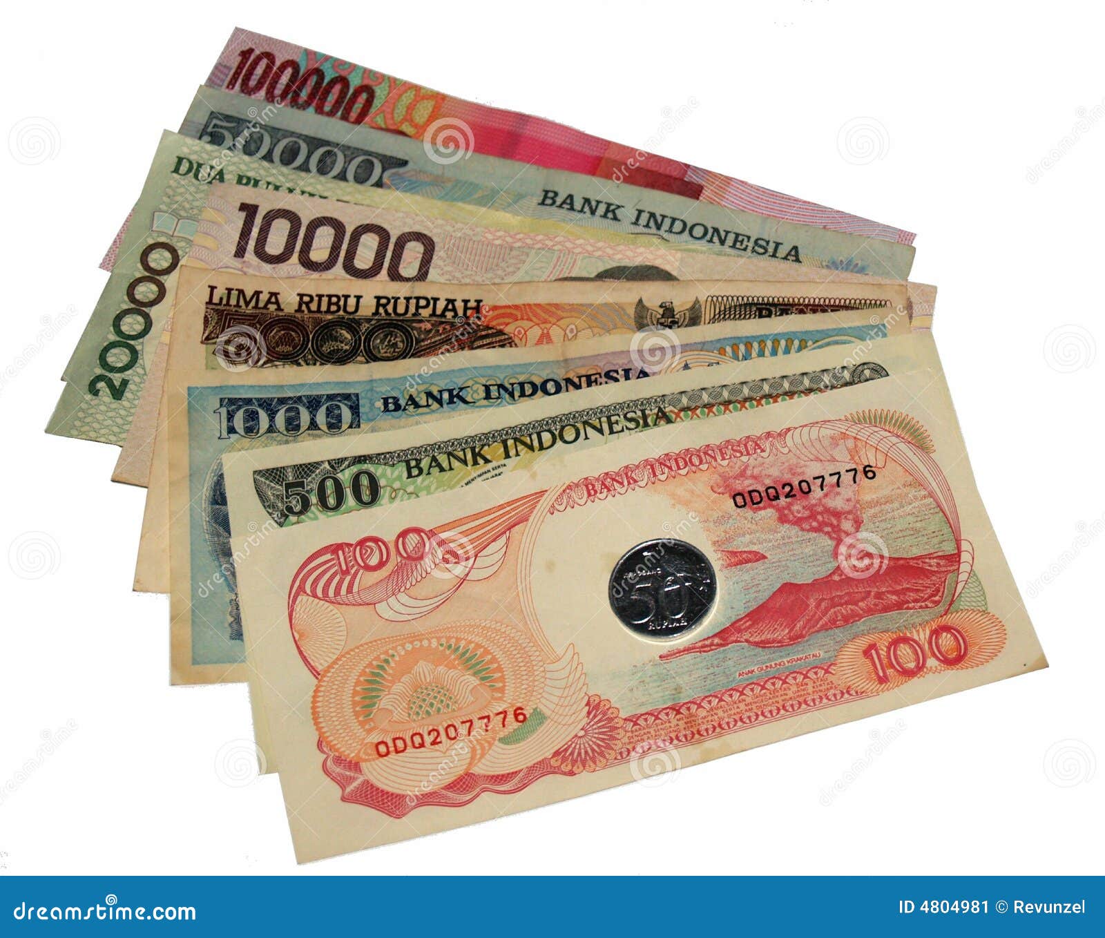 Indonesian money stock image. Image of money, bill, rupiah - 4804981