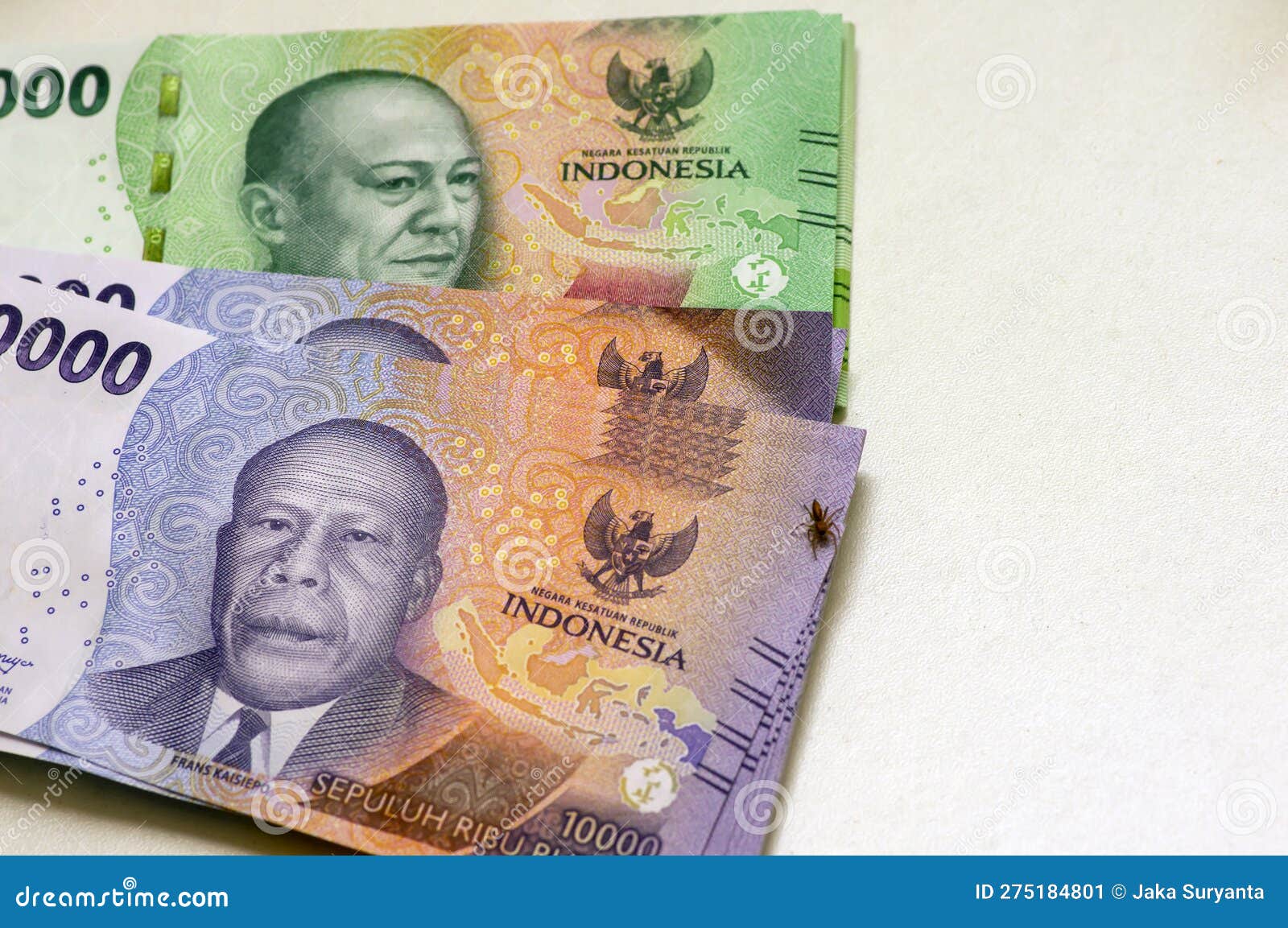 Indonesian Money Currency, Rupiah, in Selected Focus Stock Image ...