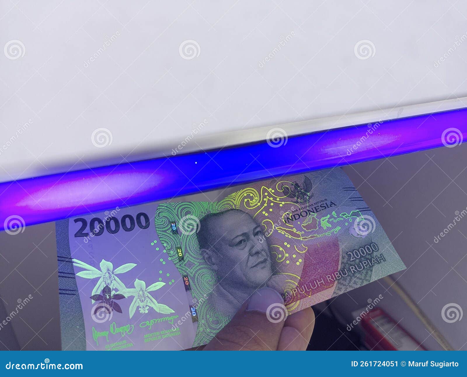 Indonesian Money 20,000 Rupiah Stock Image - Image of indonesian ...