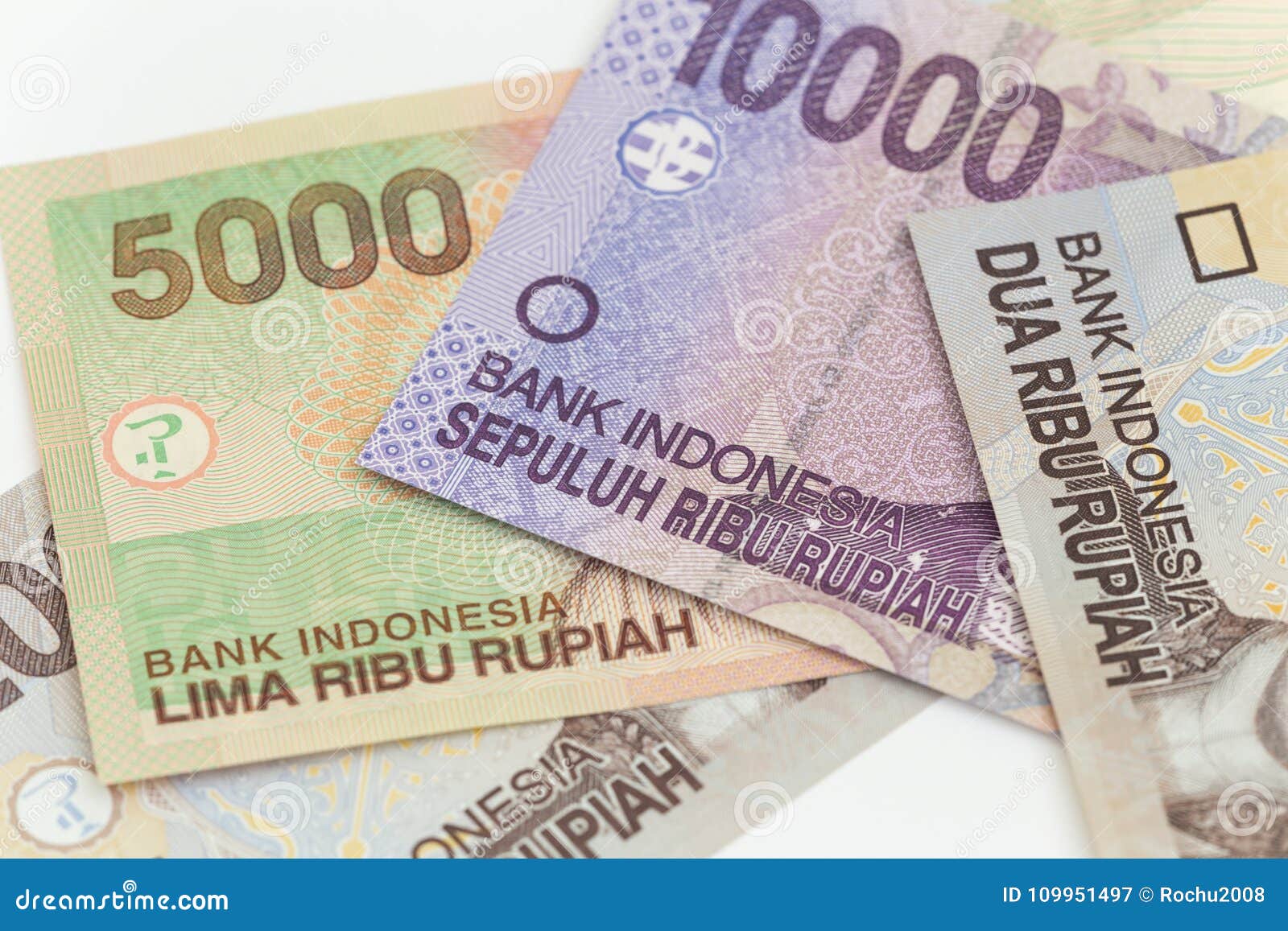 Indonesian money / rupiah stock image. Image of cash - 109951497