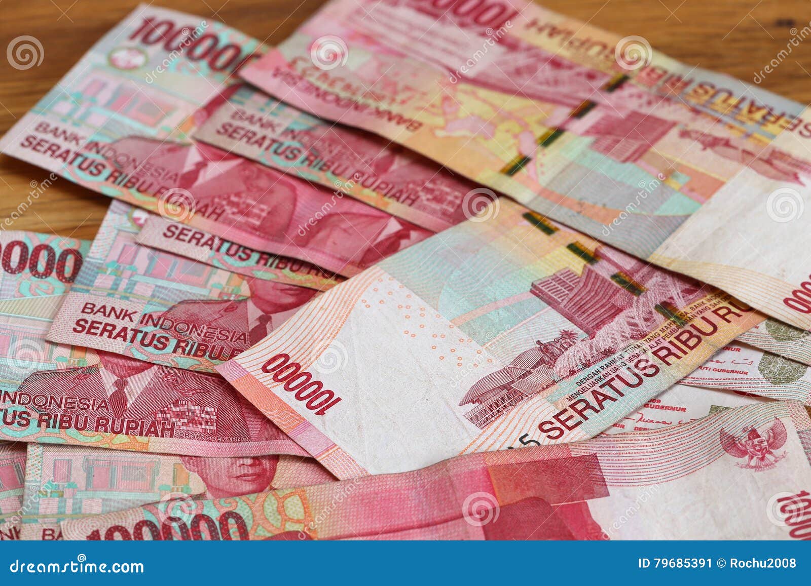 Indonesian money / Rupiah stock image. Image of indonesia - 79685391