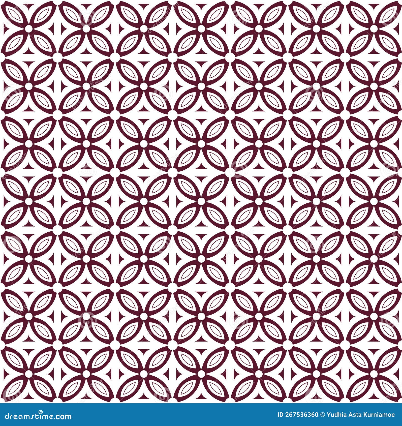 Indonesian Pattern Called Batik Kawung Stock Vector - Illustration of ...