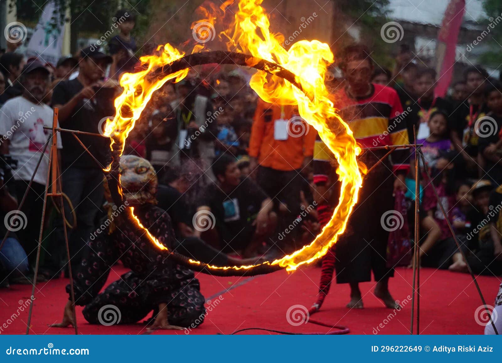 Indonesian People Perform Bantengan Dance. Bantengan is One of the ...