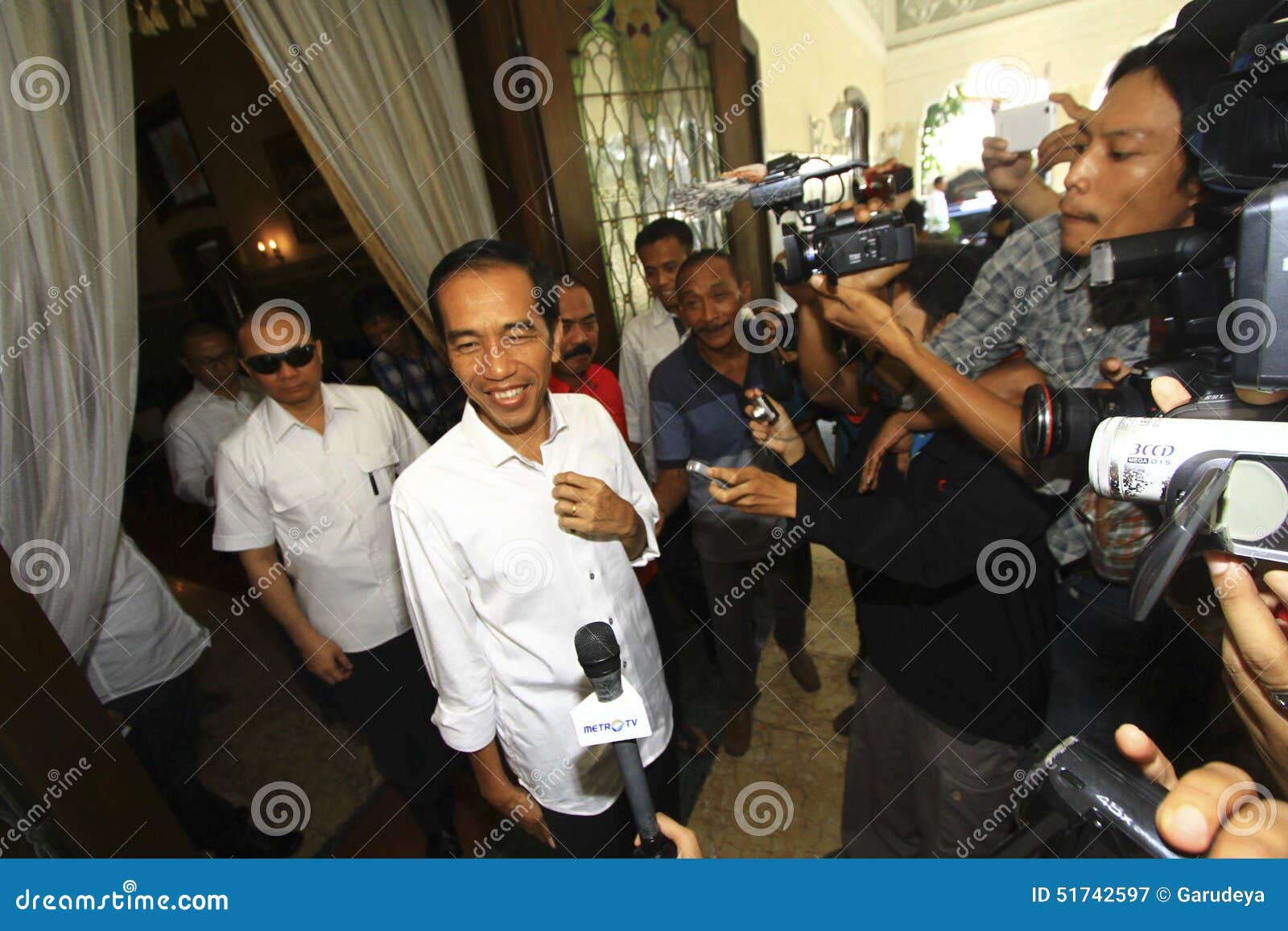 Indonesian President Soekarno And Vice President Hatta Statue Editorial ...